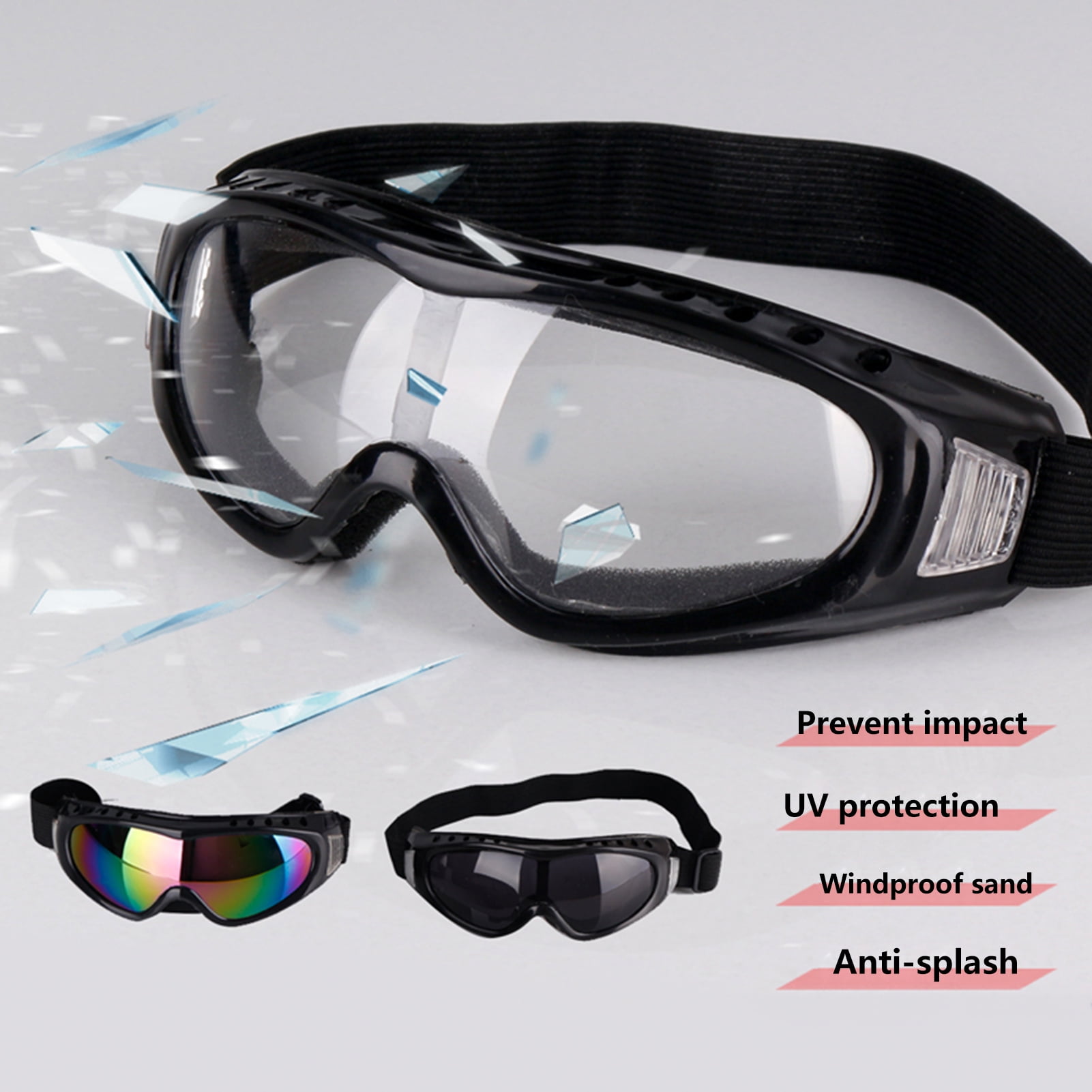 Travelwant Ski Goggles Snowboard Goggles Eye Protective Snow Blindness ...
