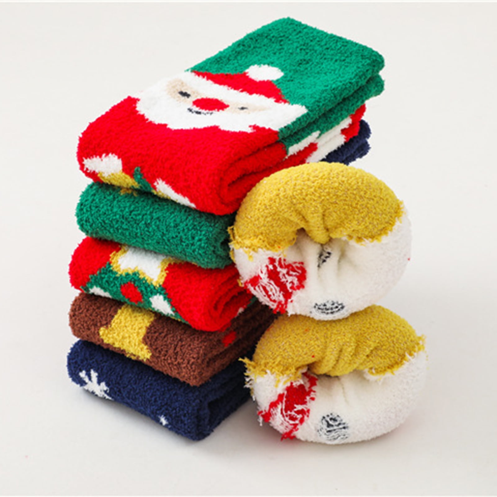 Travelwant Toddler Girl Boy Sherpa-lined Fuzzy Socks Anti Skid, Baby ...