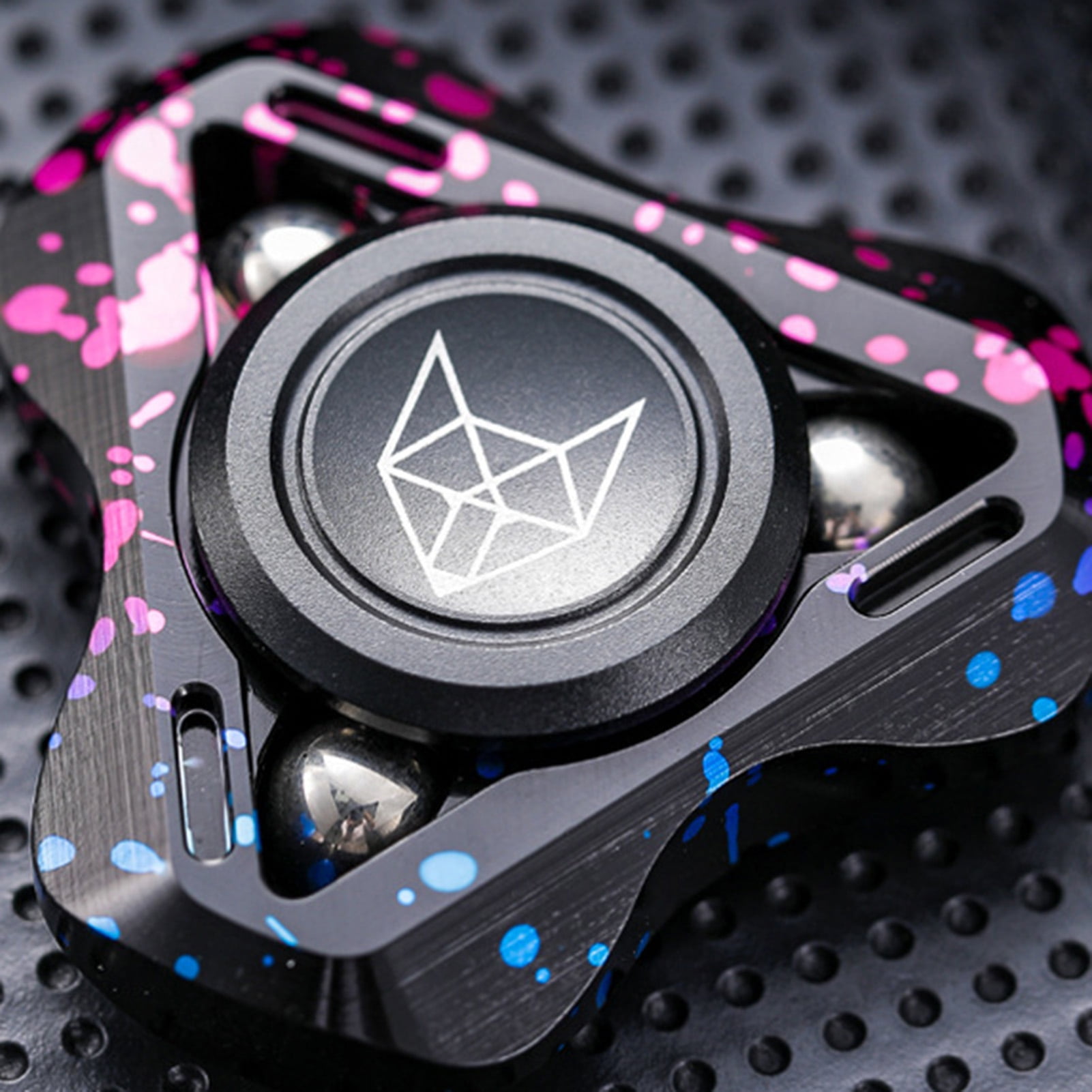 Travelwant Metal Fidget Spinner, Aluminum Alloy, Silent R188 Bearing ...