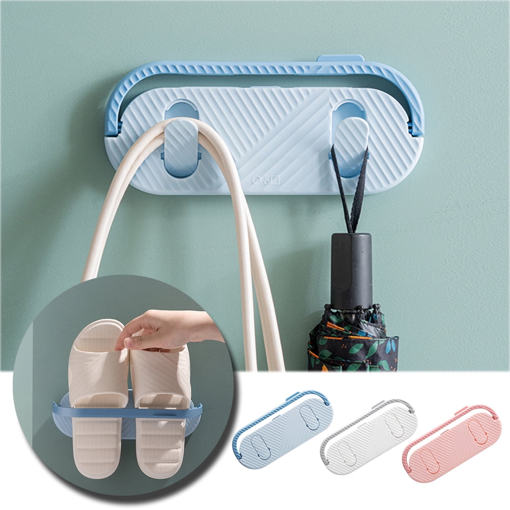 Travelwant Wall Mounted Shoes Rack Plastic Shoes Holder Storage ...