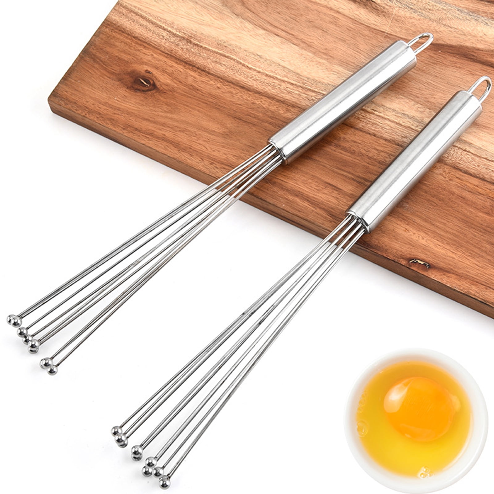 Travelwant Whisks for Cooking, Stainless Steel Whisk for Blending ...
