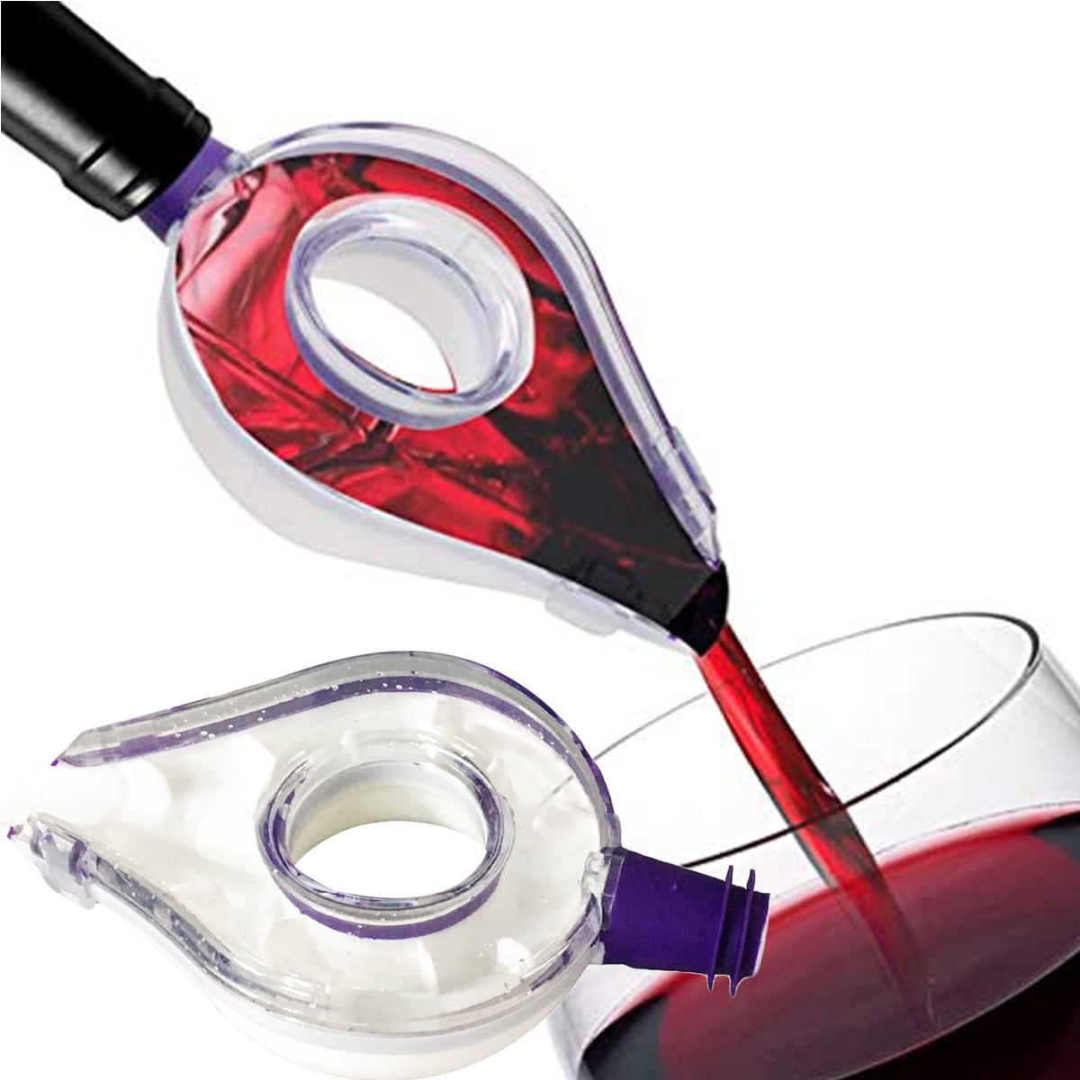 Travelwant Wine Aerator Pourer Spout, Premium Wine Pourer Aerator, Red ...