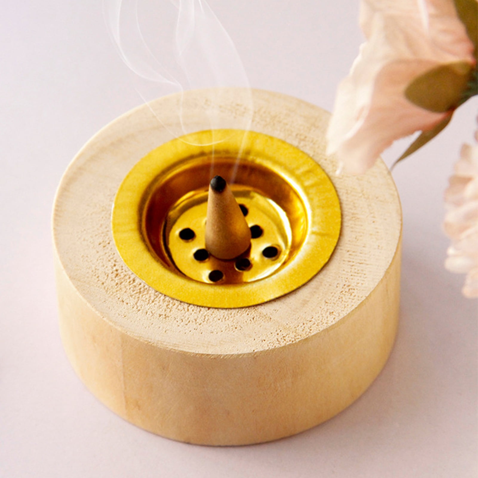 Travelwant Wooden Incense Burner, Handmade Small Portable Censer ...