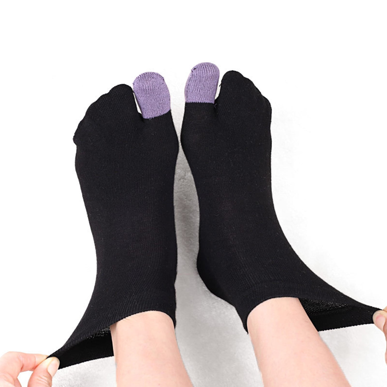 Travelwnat Big Toe Flip Flop Socks Cotton Casual Tabi Style Stylish Fun ...