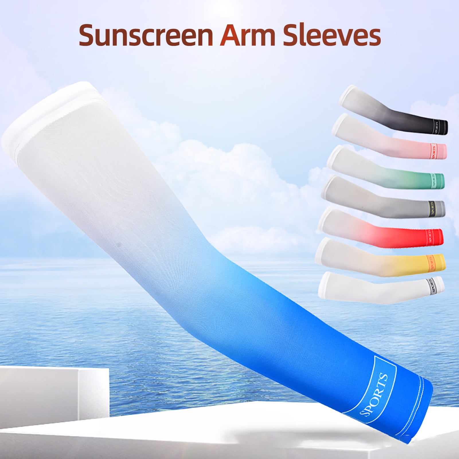 Travelwnat Sun Protection Cooling Arm Sleeves, UPF 50 Sleeves for Men ...