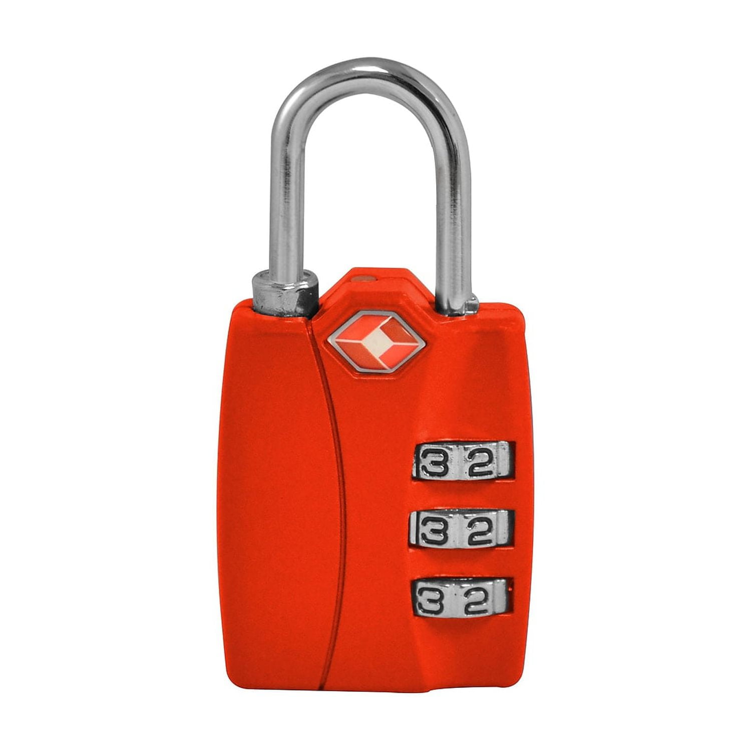 TraverGo 3 Digit Combination Lock, Red TR1120RD - Walmart.com