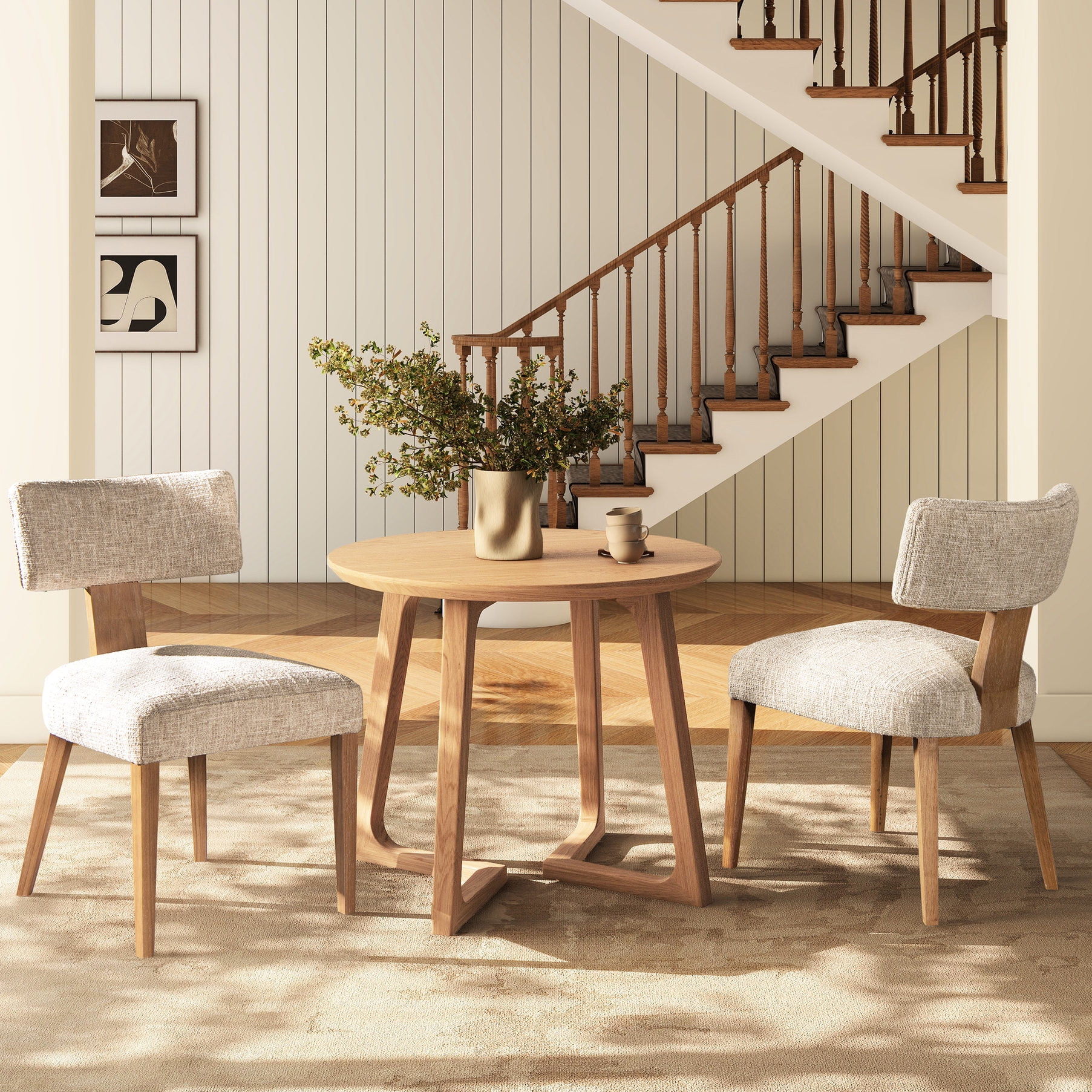 Travertine Beige Color - Soft Seating - Countertop Use - Durable Legs ...