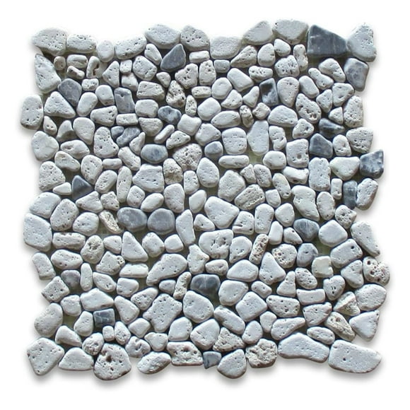 Tumbled Stone Backsplash