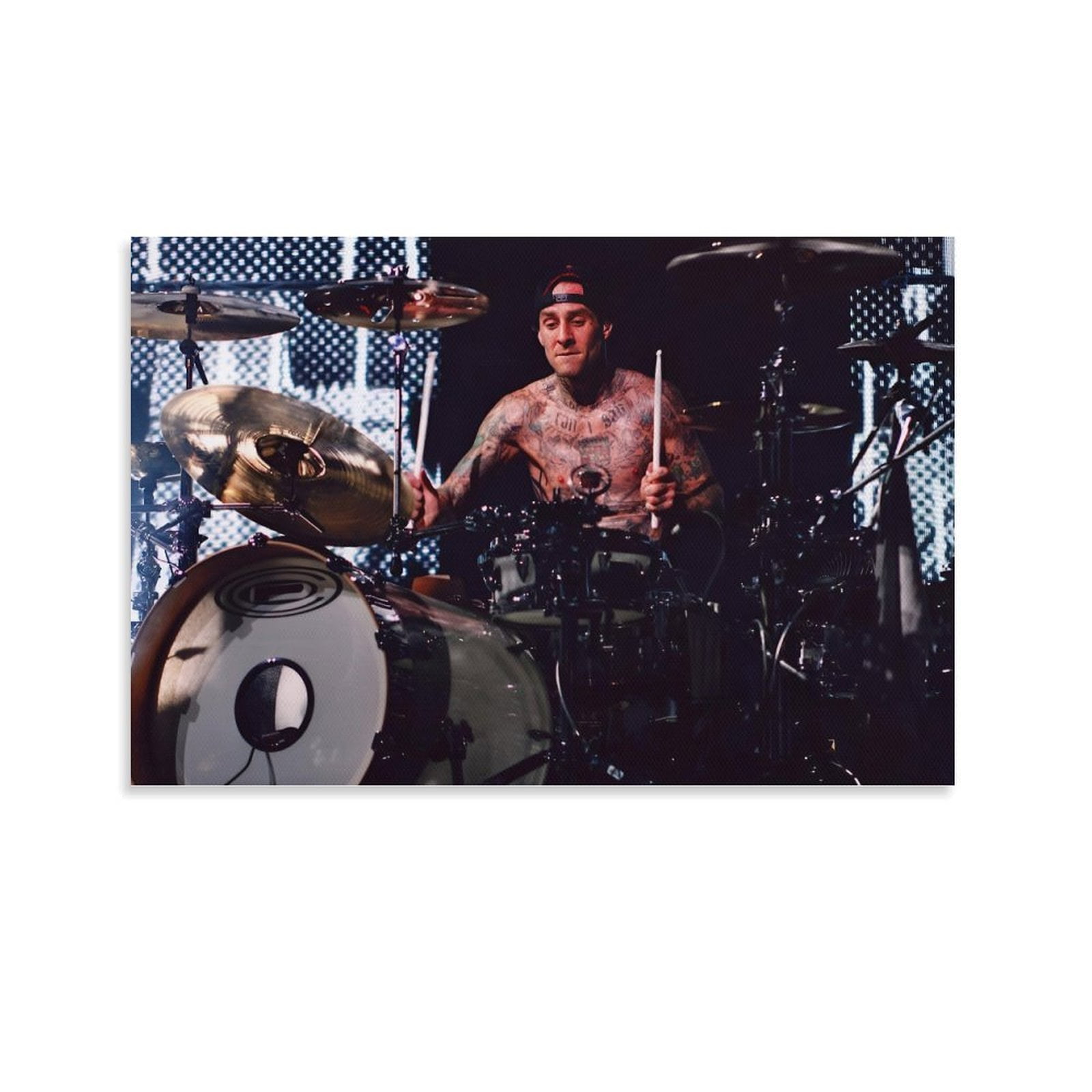 Travis Barker Poster (12) Posters Wall Art Painting Canvas Gift Living ...