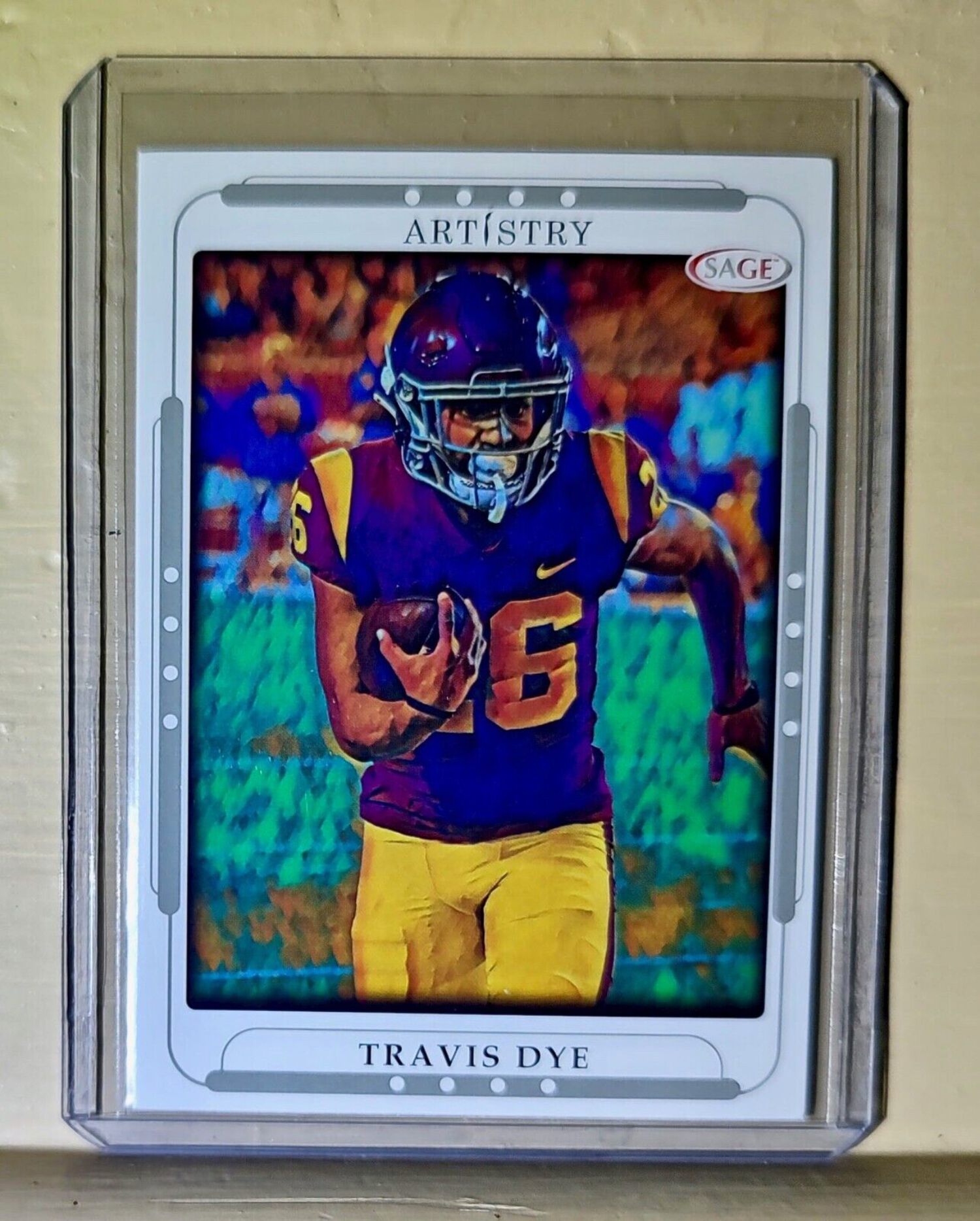 Travis Dye 2023 SAGE NFL Artistry Football #112 Card - Walmart.com