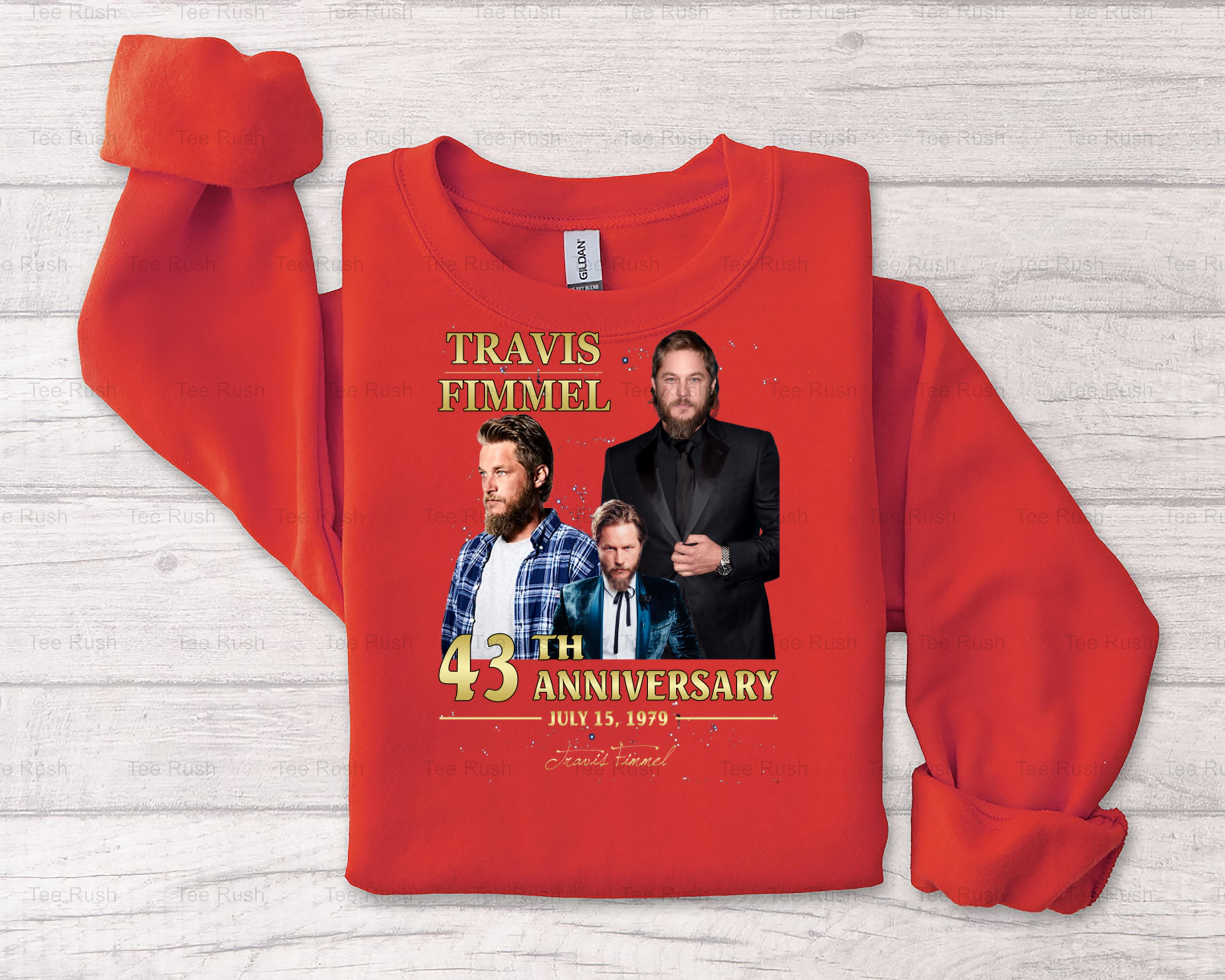 Travis Fimmel Australian Actor 45th Anniversary Vikings Ragnar Lothbrok ...