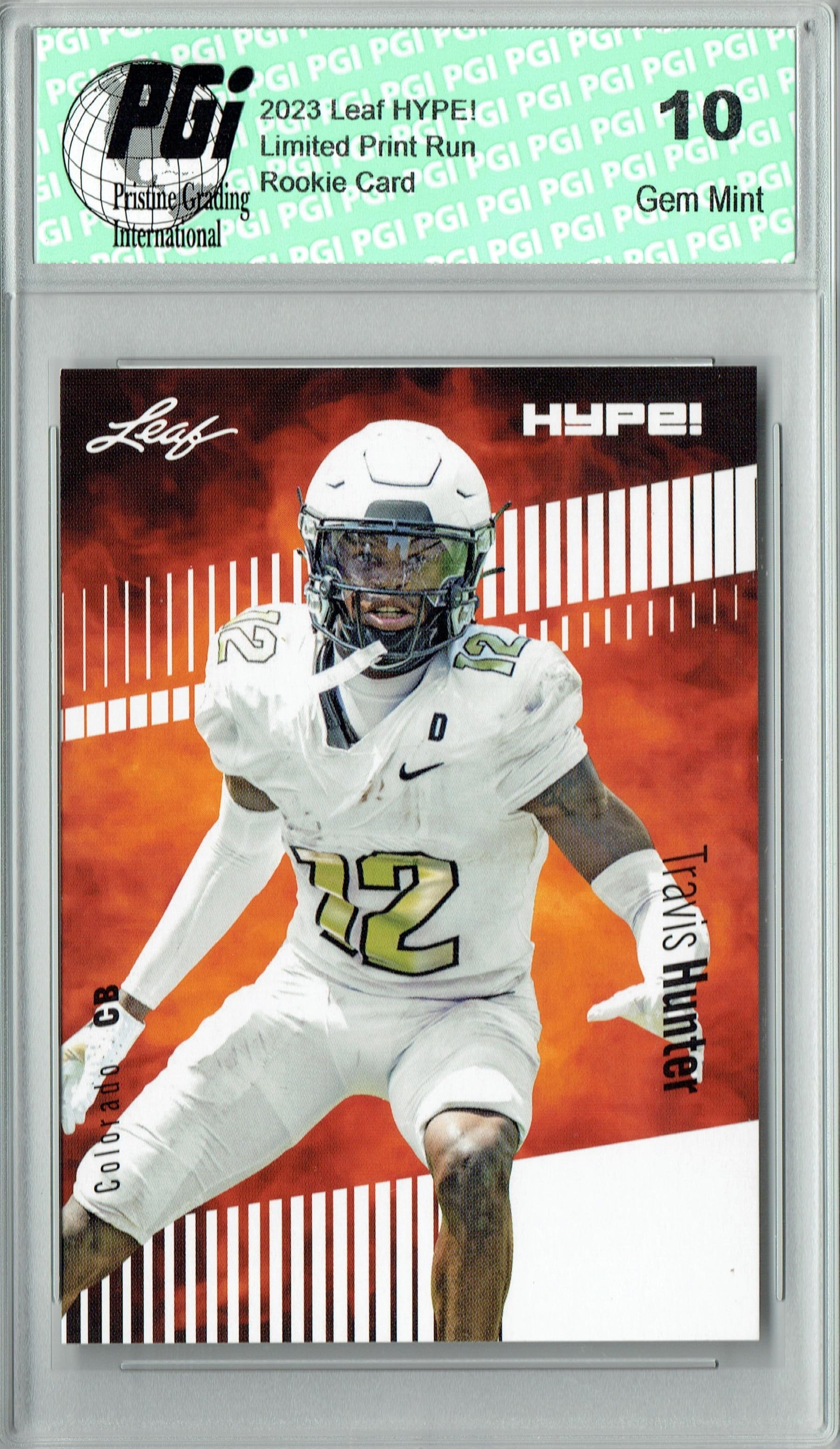 Travis Hunter 2023 Leaf HYPE #137 Only 5000 Made CU Buffaloes Rookie ...