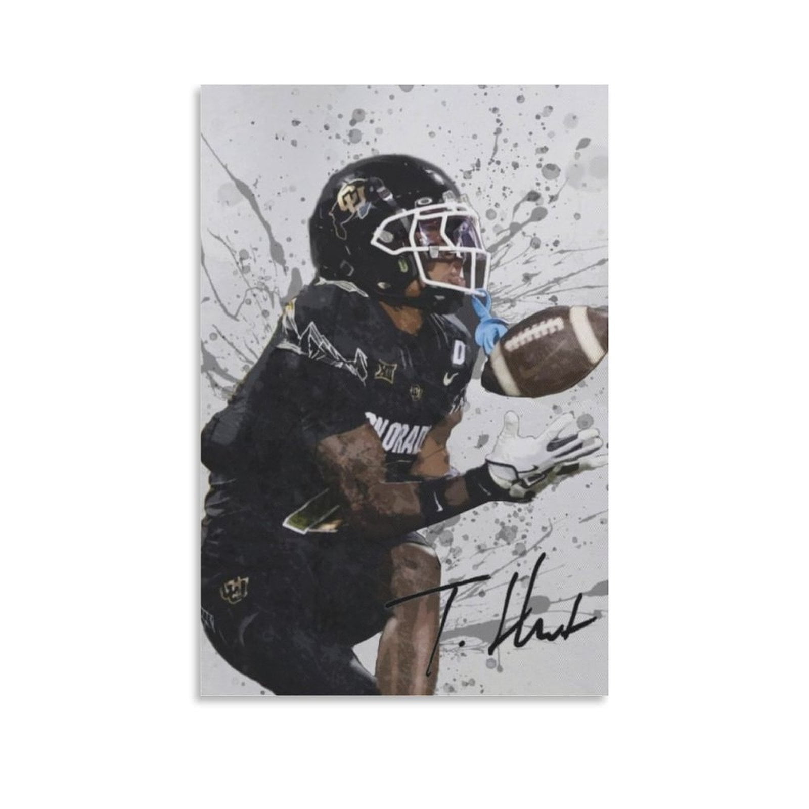 Travis Hunter Canvas Poster Posters Wall Art Painting Canvas Gift ...