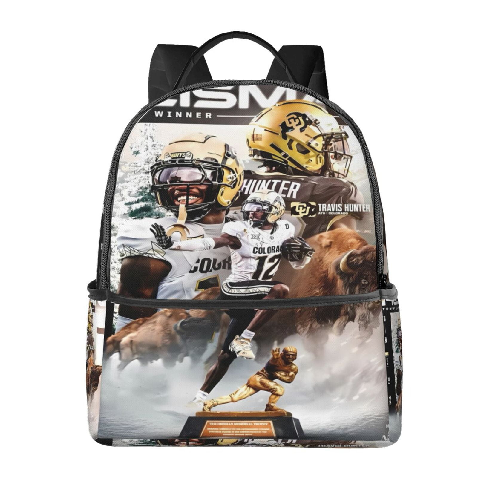 Travis Hunter Customized Fashion Travel Backpack, Football Team Logo ...
