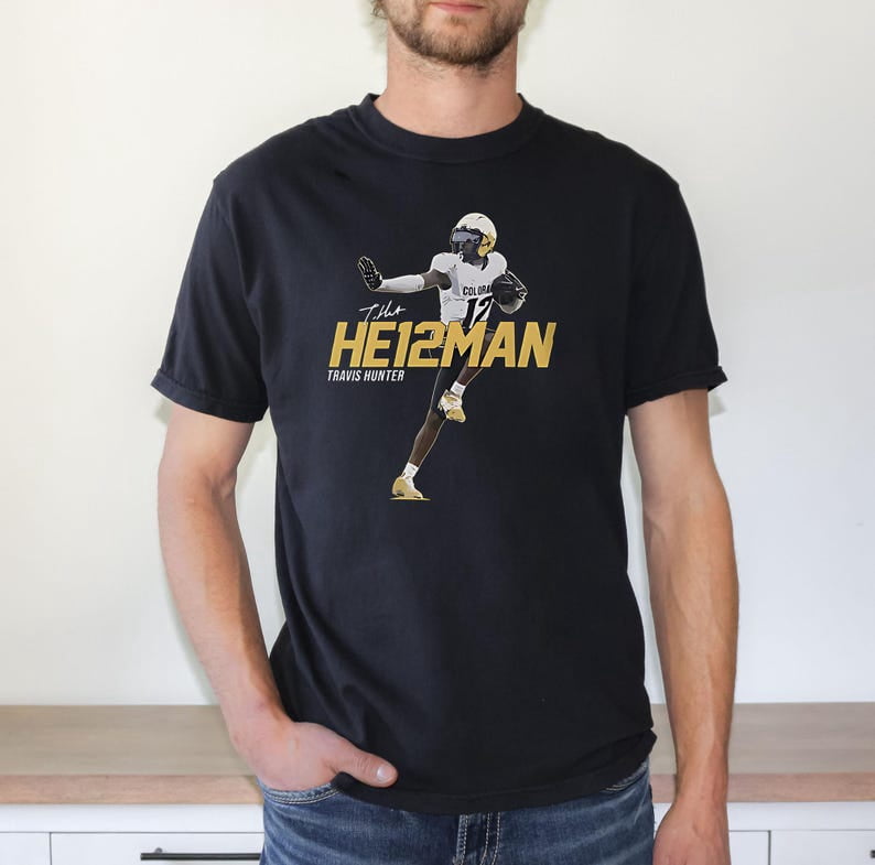 Travis Hunter Heisman Unisex Tee, Travis Hunter Colorado Football Fan ...