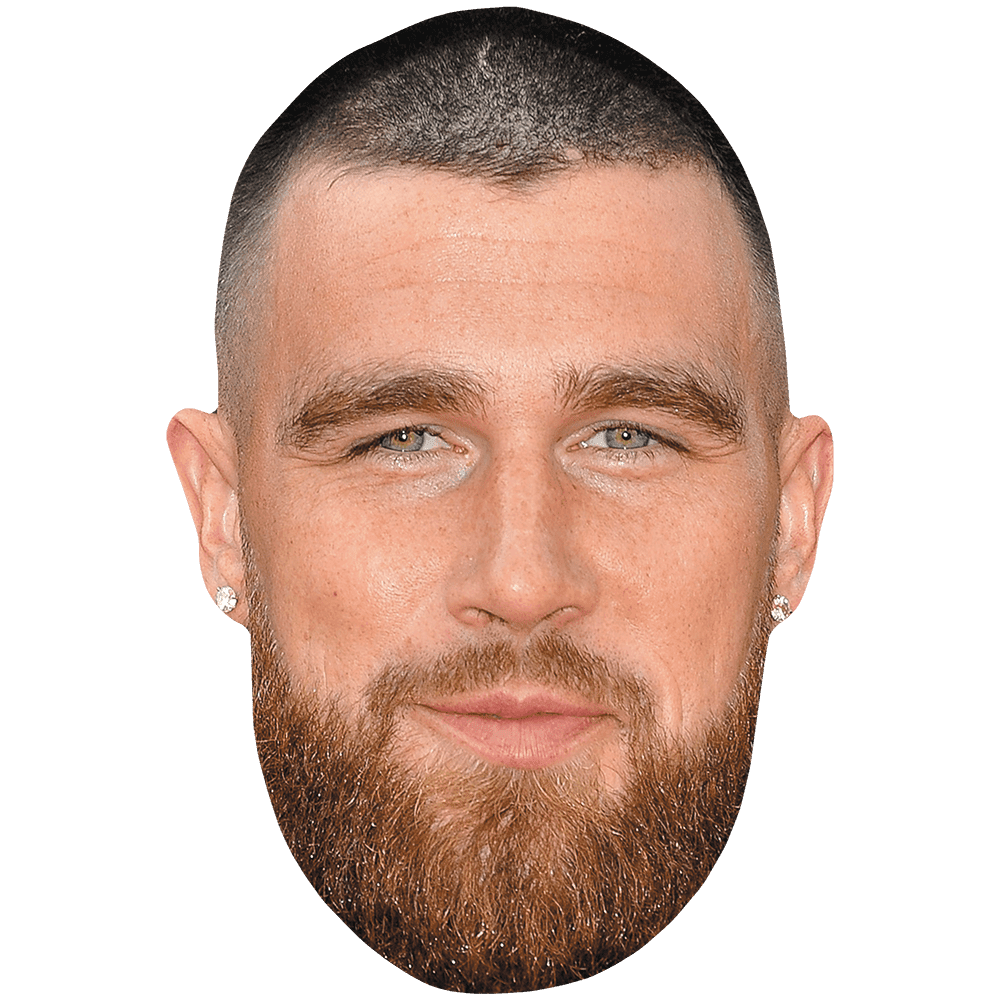 Travis Kelce (Beard) Big Head. - Walmart.com