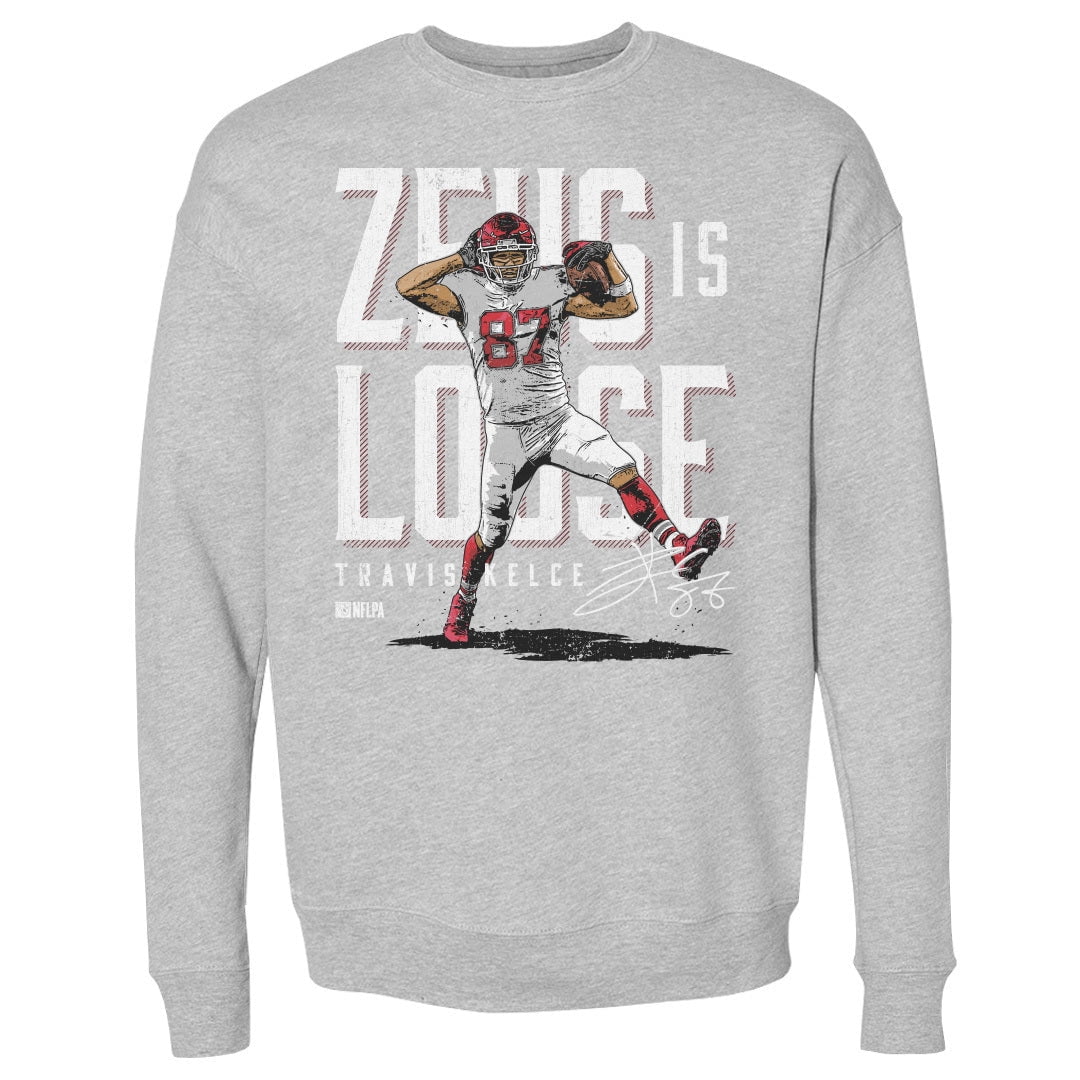Travis Kelce Kansas City Zeus Is Loose WHT - Walmart.com