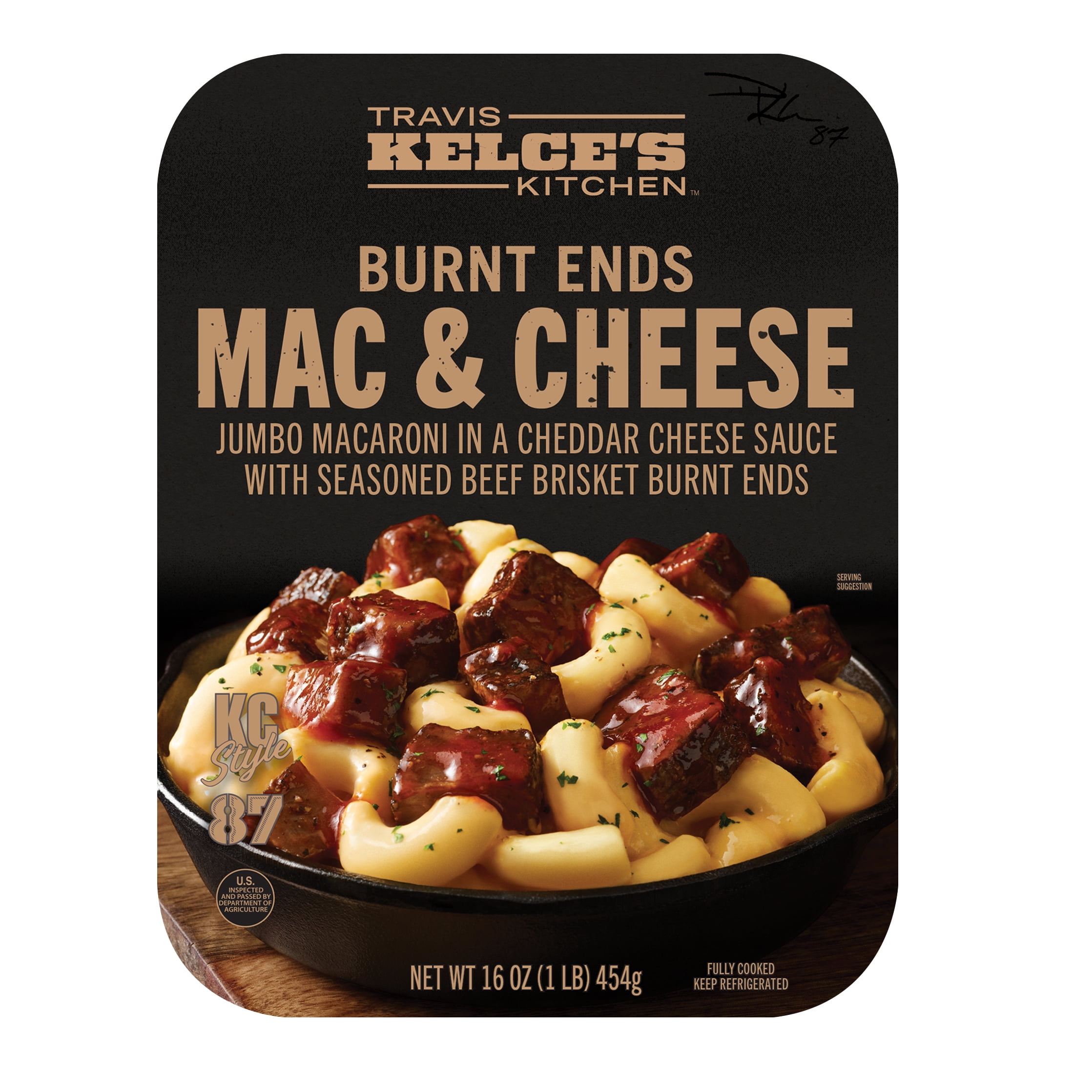 Travis Kelce's Kitchen Burnt Ends Mac & Cheese, Fully Cooked, Ready to ...