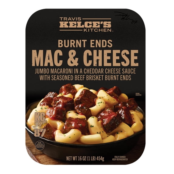 Travis Kelce's Kitchen Burnt Ends Mac & Cheese, Fully Cooked, Ready to ...