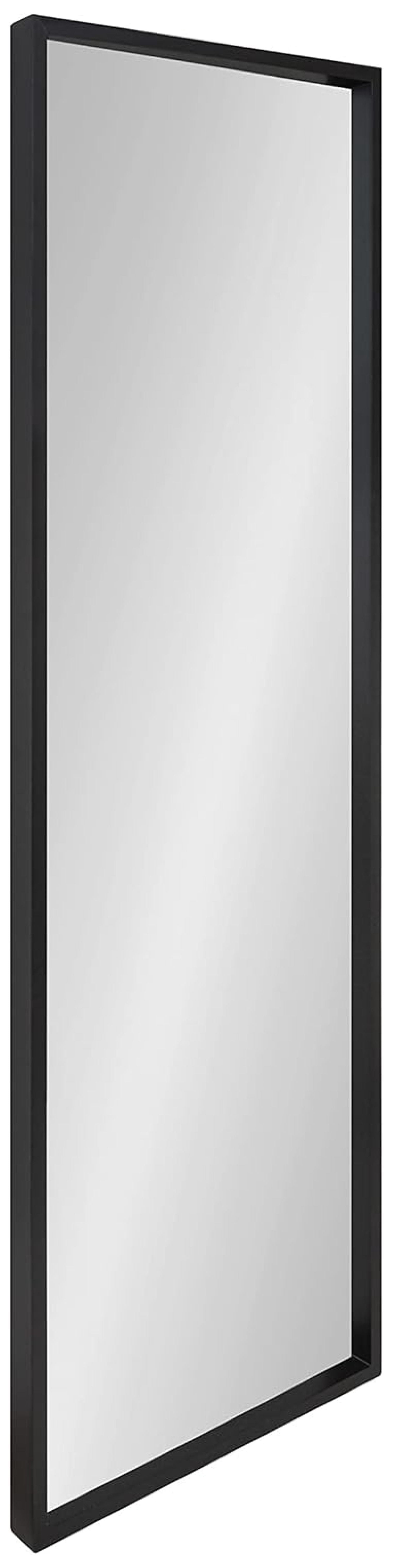 Travis Modern Wall Mirror, 16 x , Black, Full-Body Rectangle Mirror for ...
