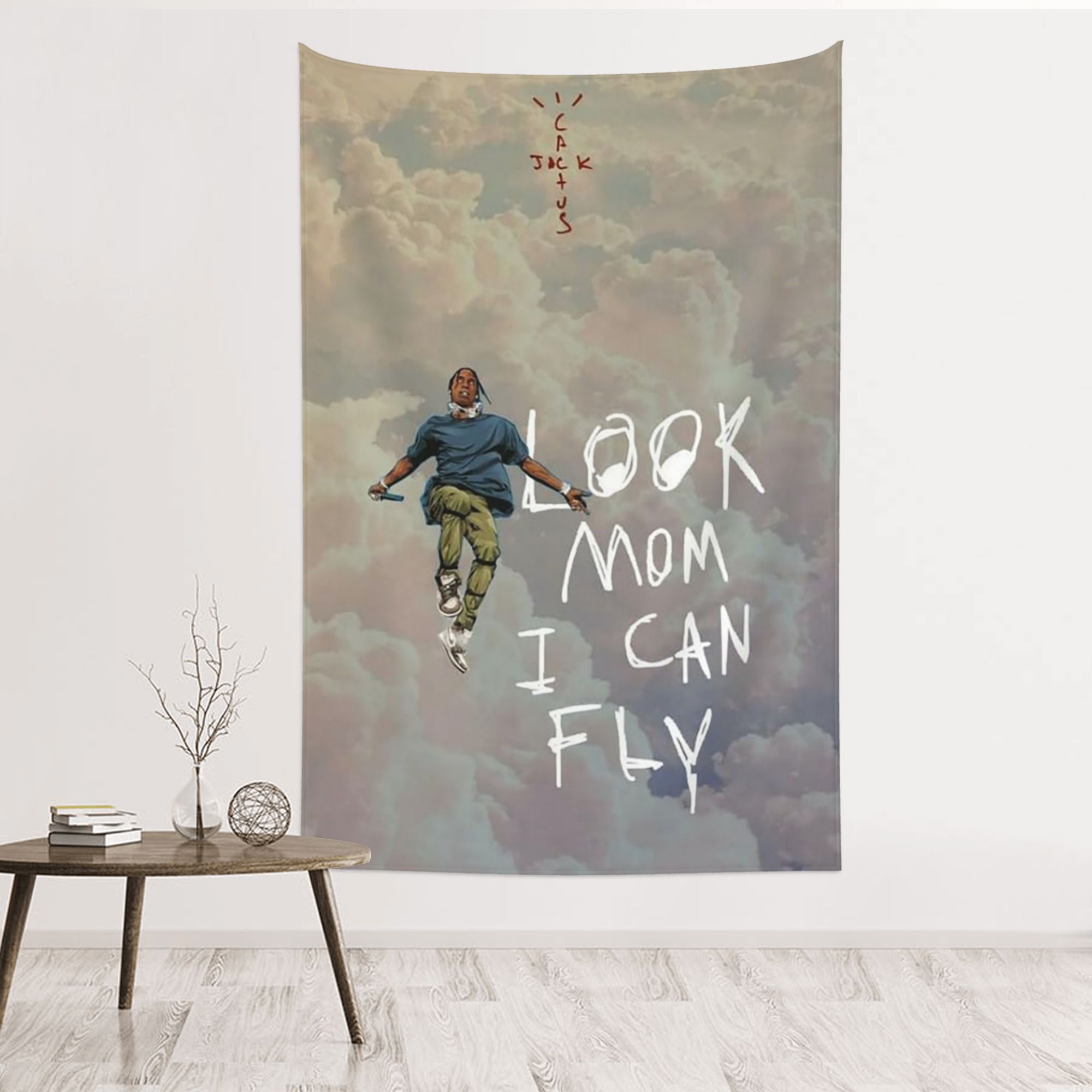 Travis Rapper Scott Astroworld Wall Tapestry Poster For Bedroom ...