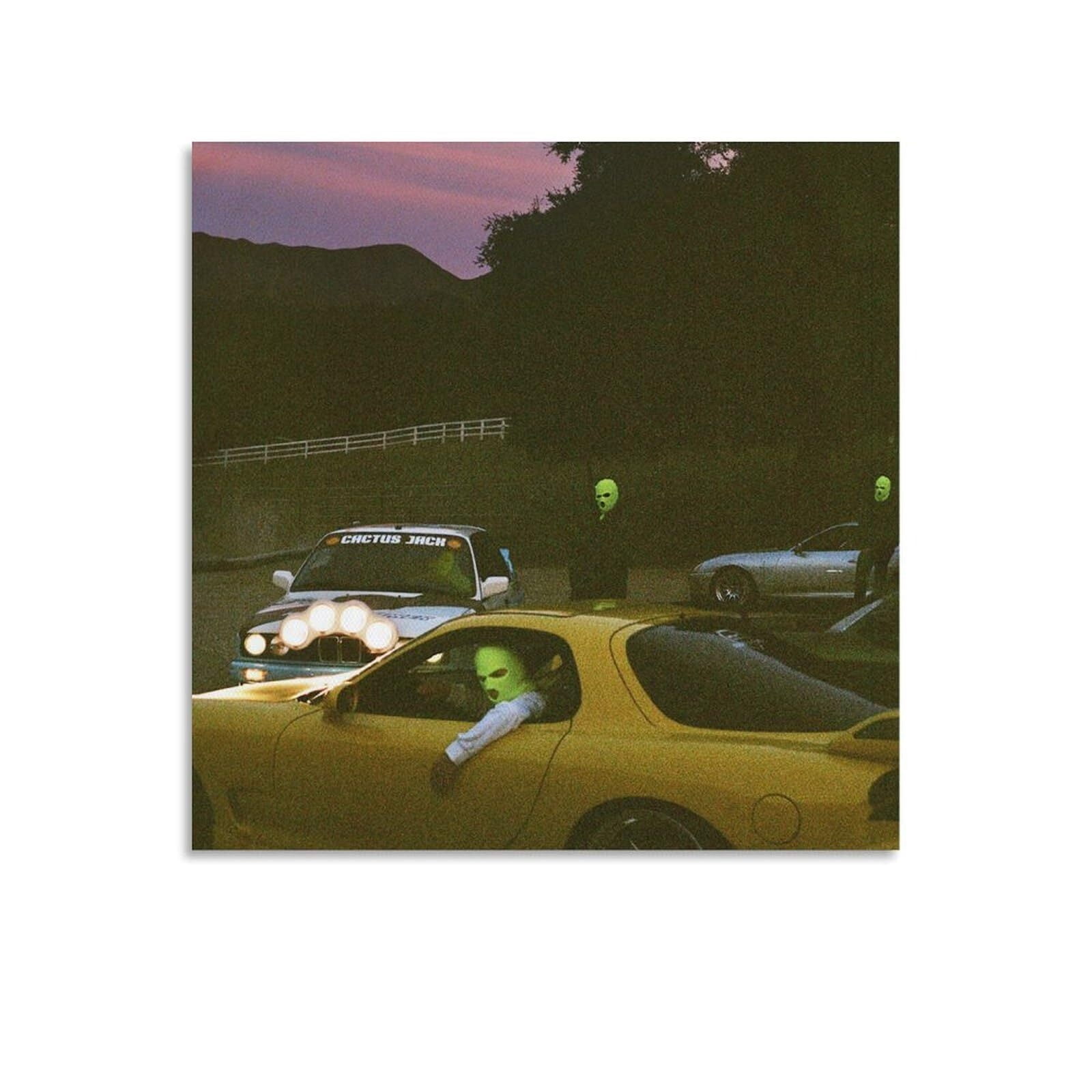 Travis Scott JACKBOYS Album Cover Poster Canvas Poster Wall Art Decor ...