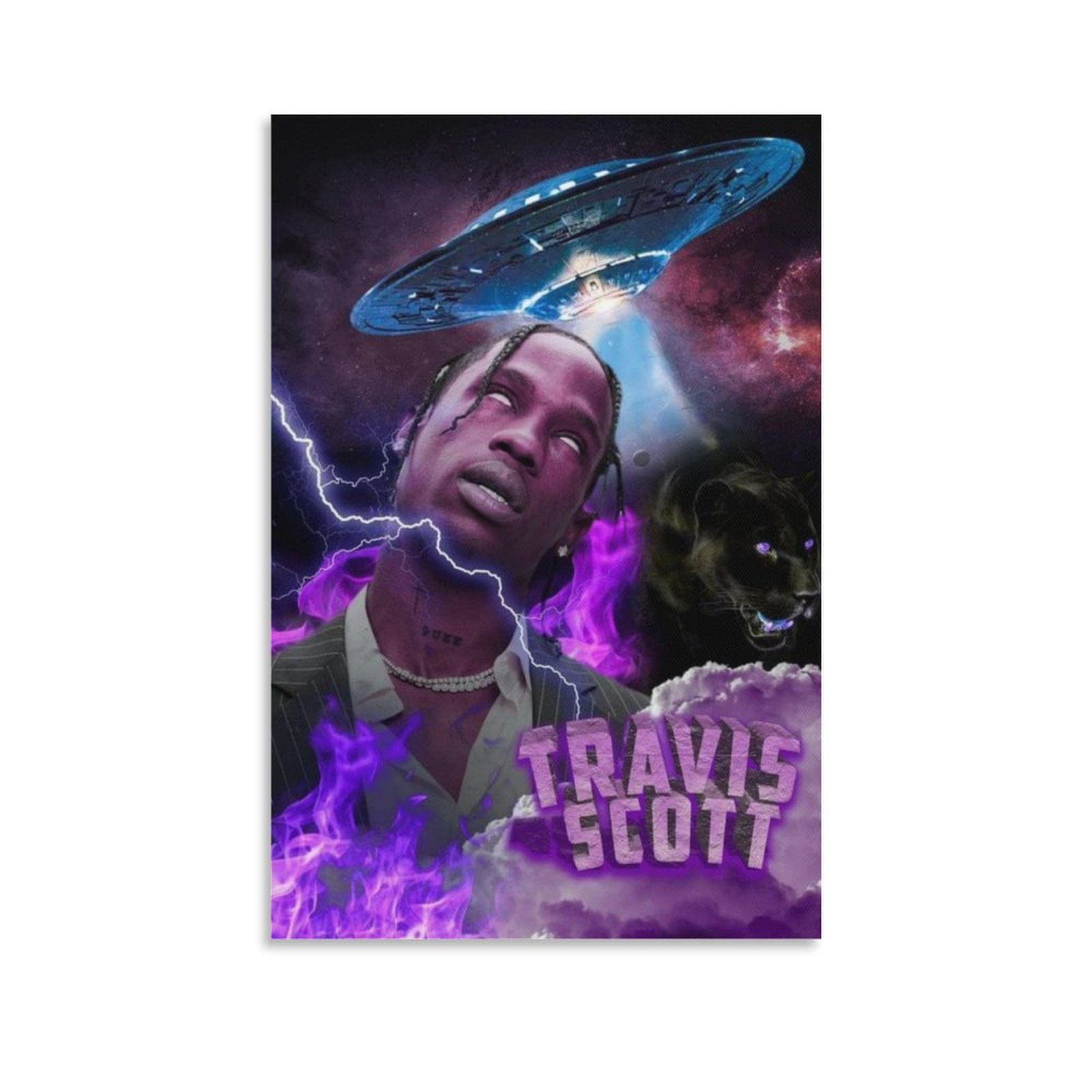 Travis Scott Poster Hip Hop Rapper Room Decor Travis Scott Merch ...