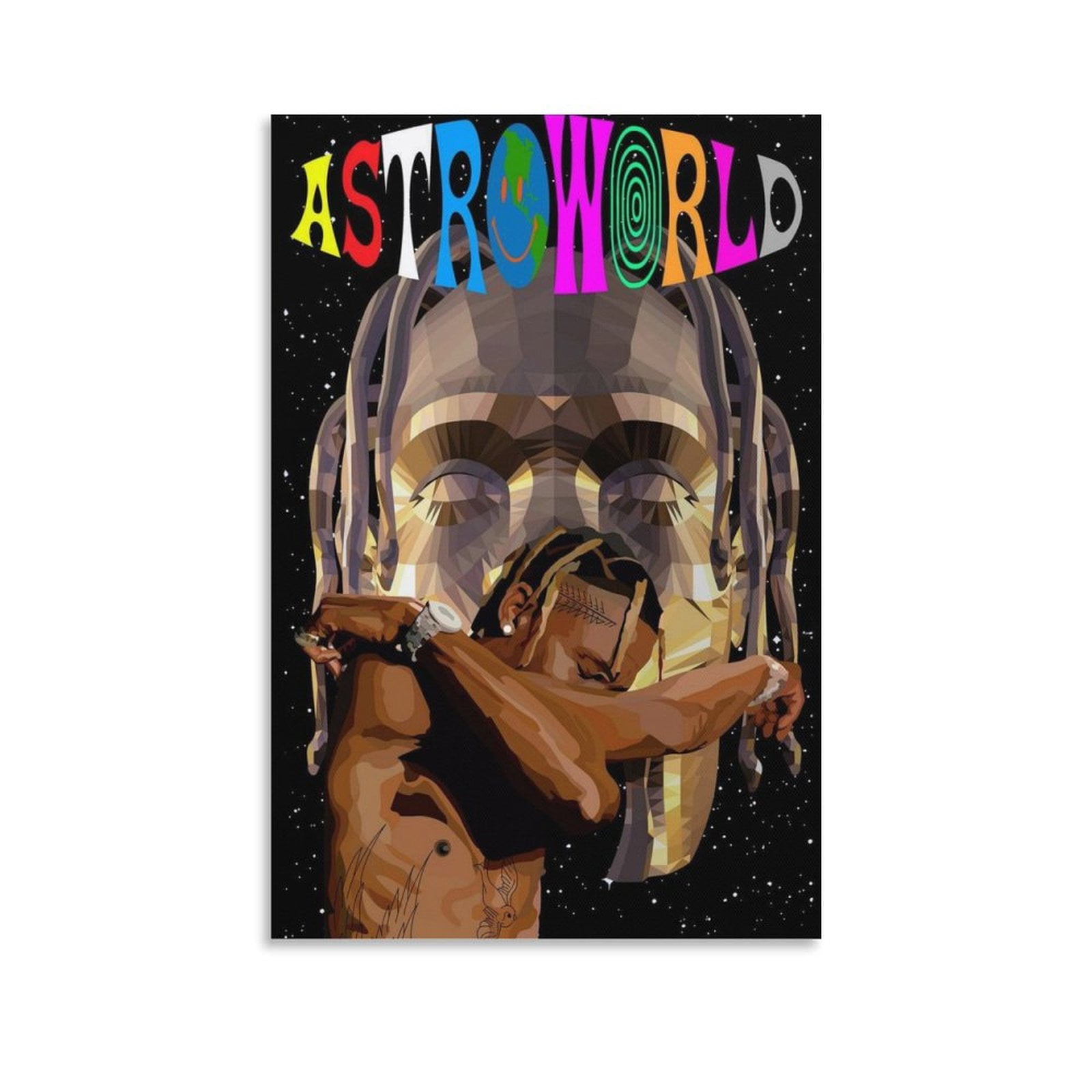 Travis Scott Poster Hip Hop Rapper Room Decor Travis Scott Merch ...