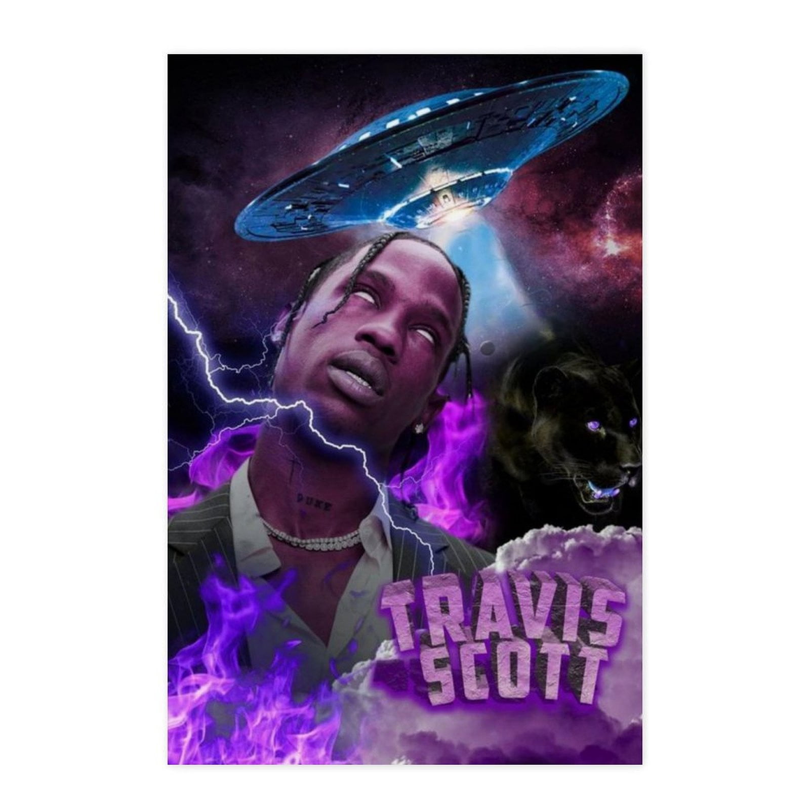 Travis Scott Poster Hip Hop Rapper Room Decor Travis Scott Merch ...