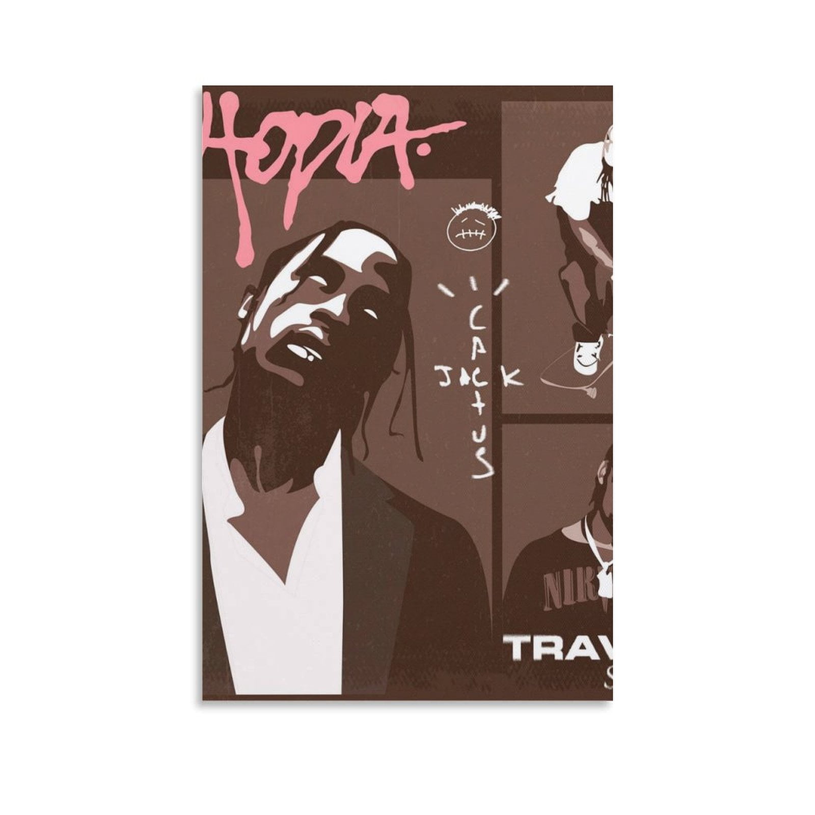 Travis Scott Poster Hip Hop Rapper Room Decor Travis Scott Merch ...