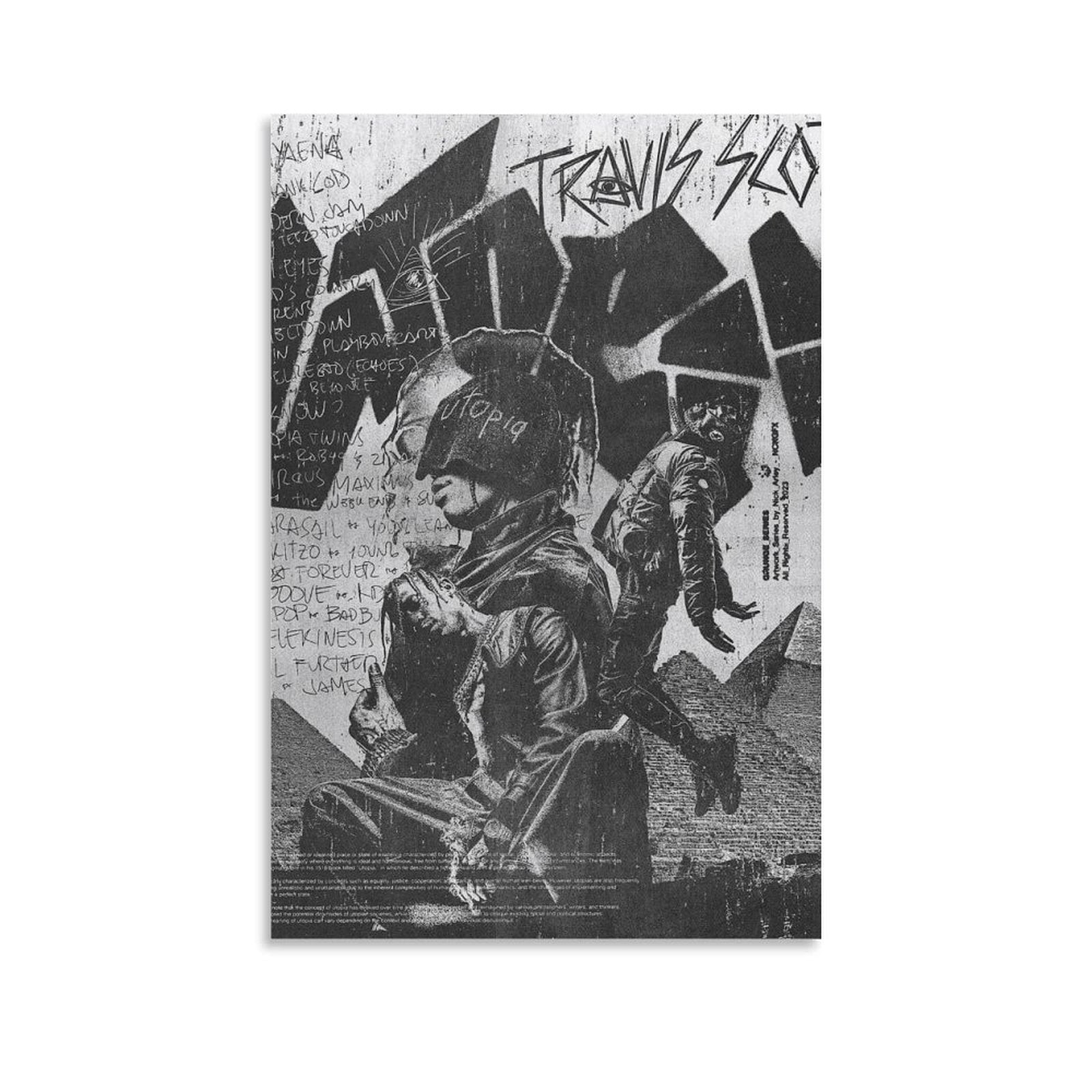 Travis Scott Poster Hip Hop Rapper Room Decor Travis Scott Merch ...