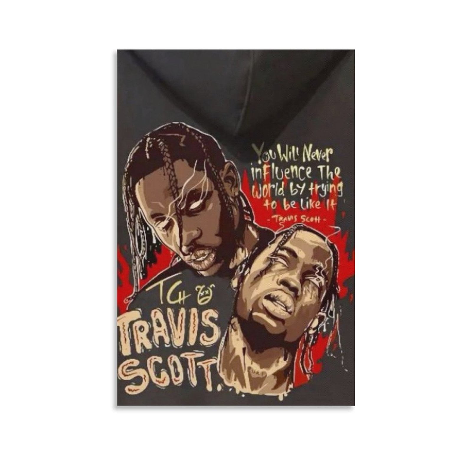 Travis Scott Poster Hip Hop Rapper Room Decor Travis Scott Merch ...