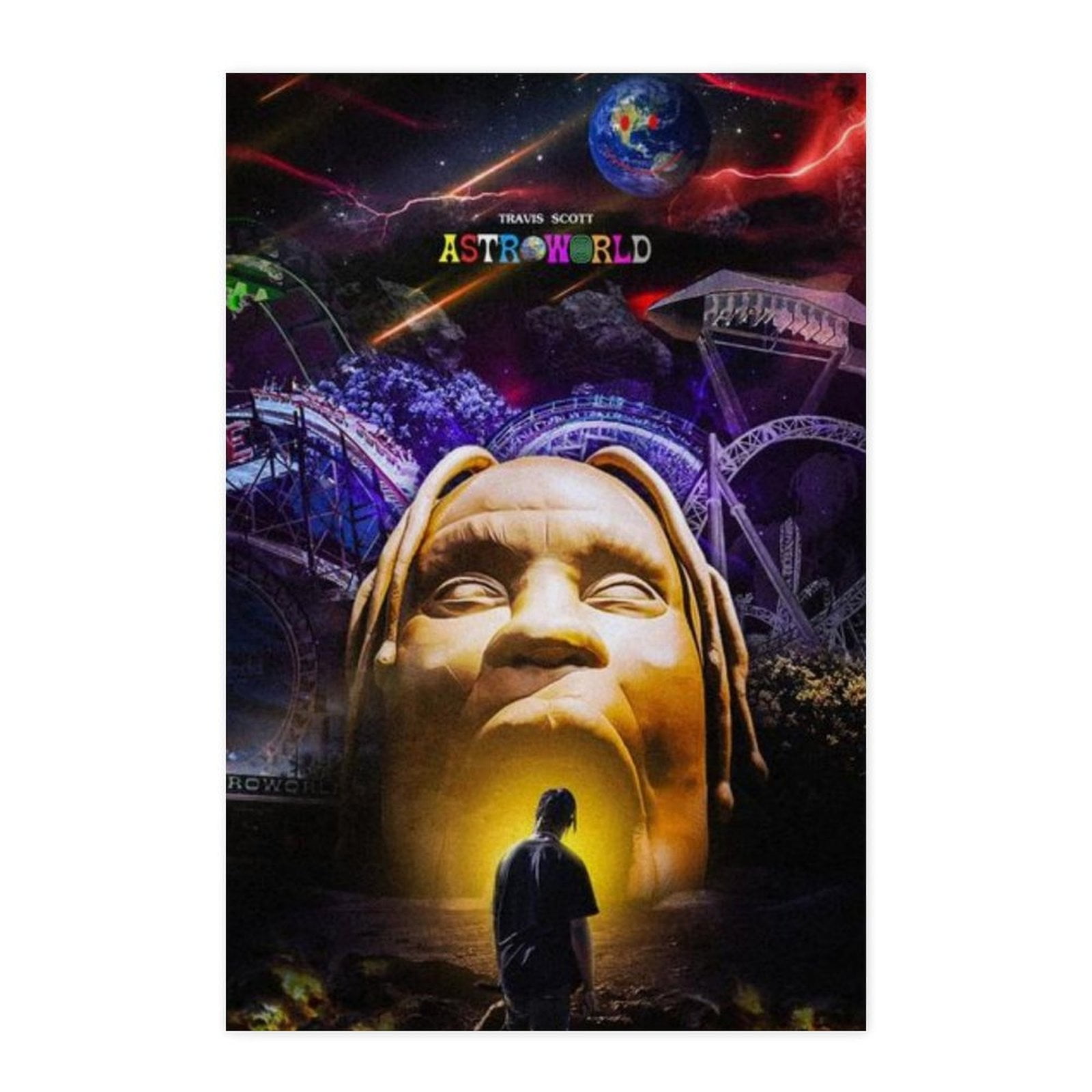 Travis Scott Poster Hip Hop Rapper Room Decor Travis Scott Merch ...