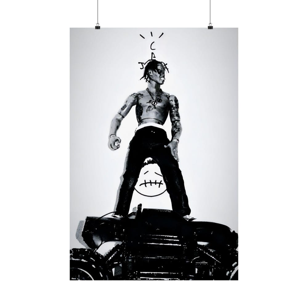 Travis Scott - Poster | Rap Poster, Hip-Hop Poster - Walmart.com