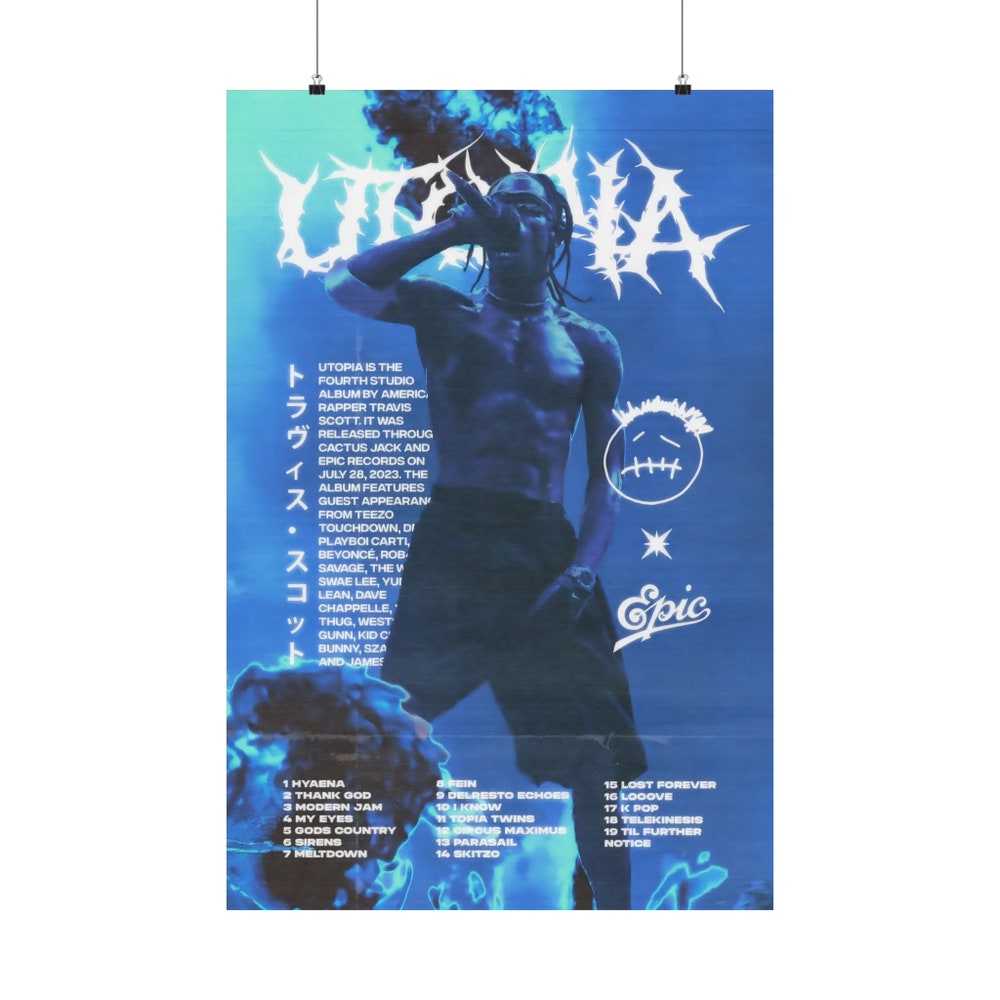 Travis Scott - Poster | Rap Poster, Hip-Hop Poster - Walmart.com