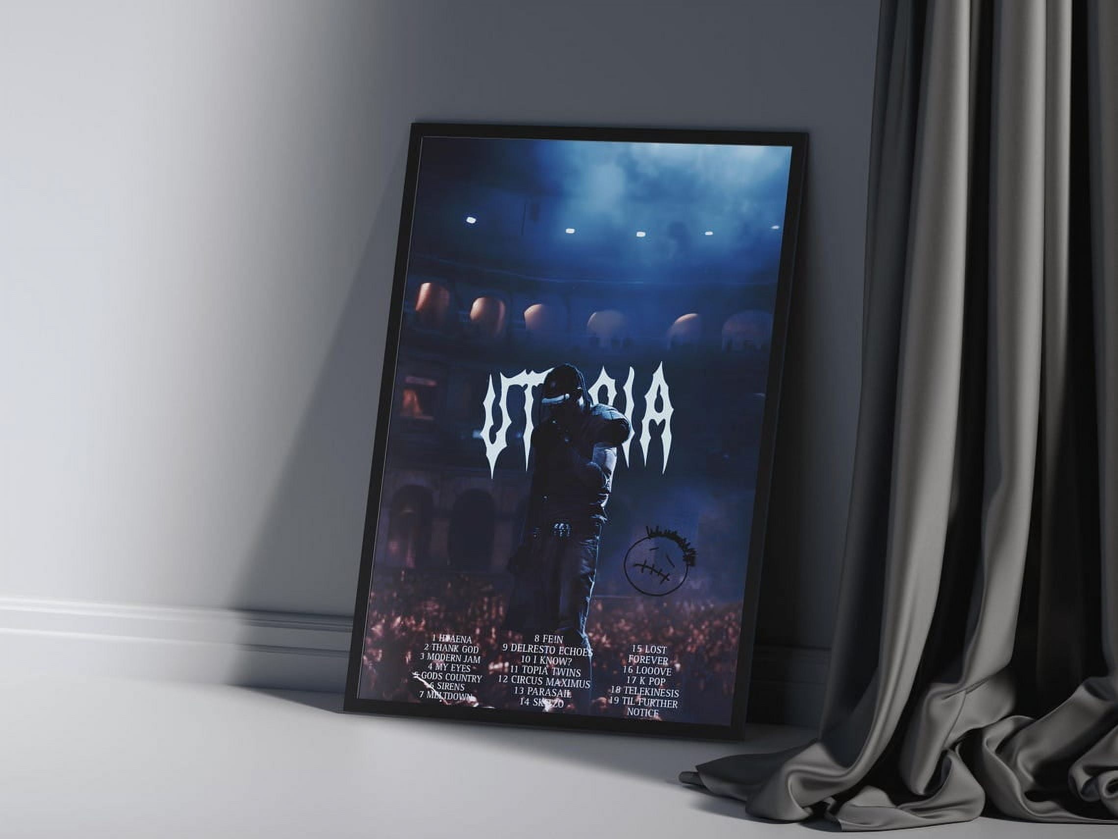 Travis Scott Poster - Travis Scott Utopia Album Poster - Travis Scott ...