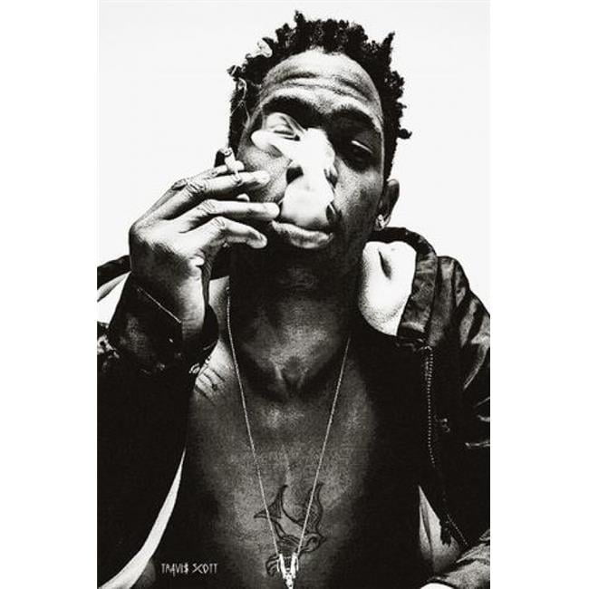 Travis Scott Smoke Poster Print, 24 x 36 - Walmart.com
