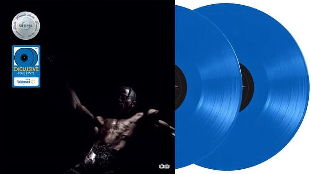 Open Box Travis Scott - UTOPIA (Walmart Exclusive Opaque Blue Vinyl ...