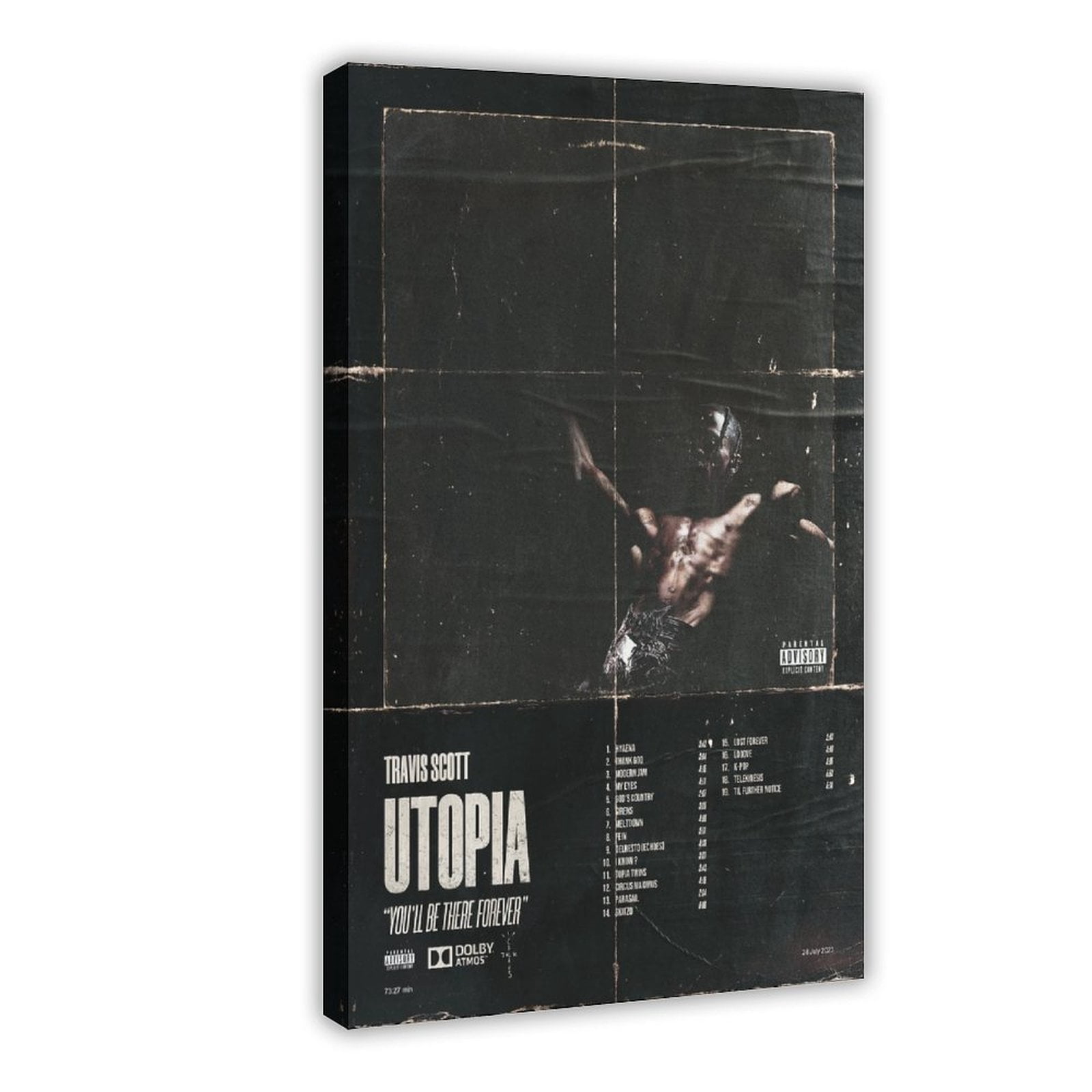 Travis Scott Utopia Album Cover Canvas Poster Wall Art Bedroom Decor ...