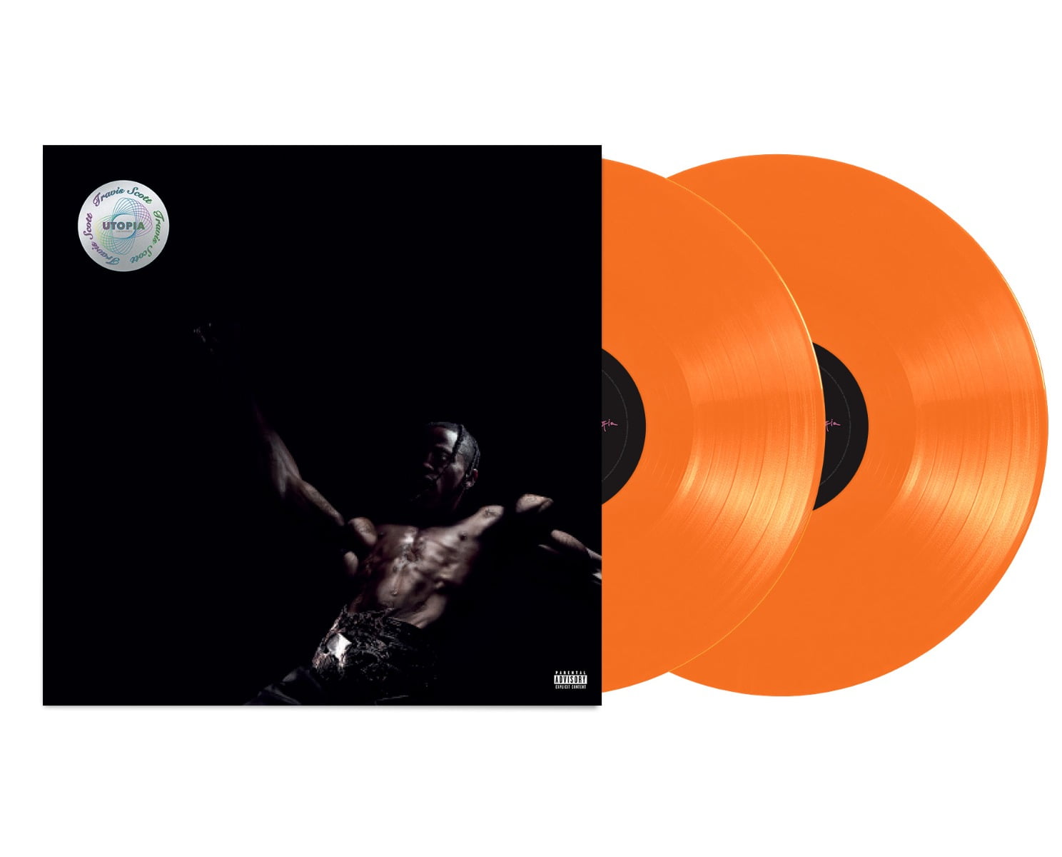Travis Scott - UTOPIA [Explicit Content], Indie Exclusive Orange Vinyl ...