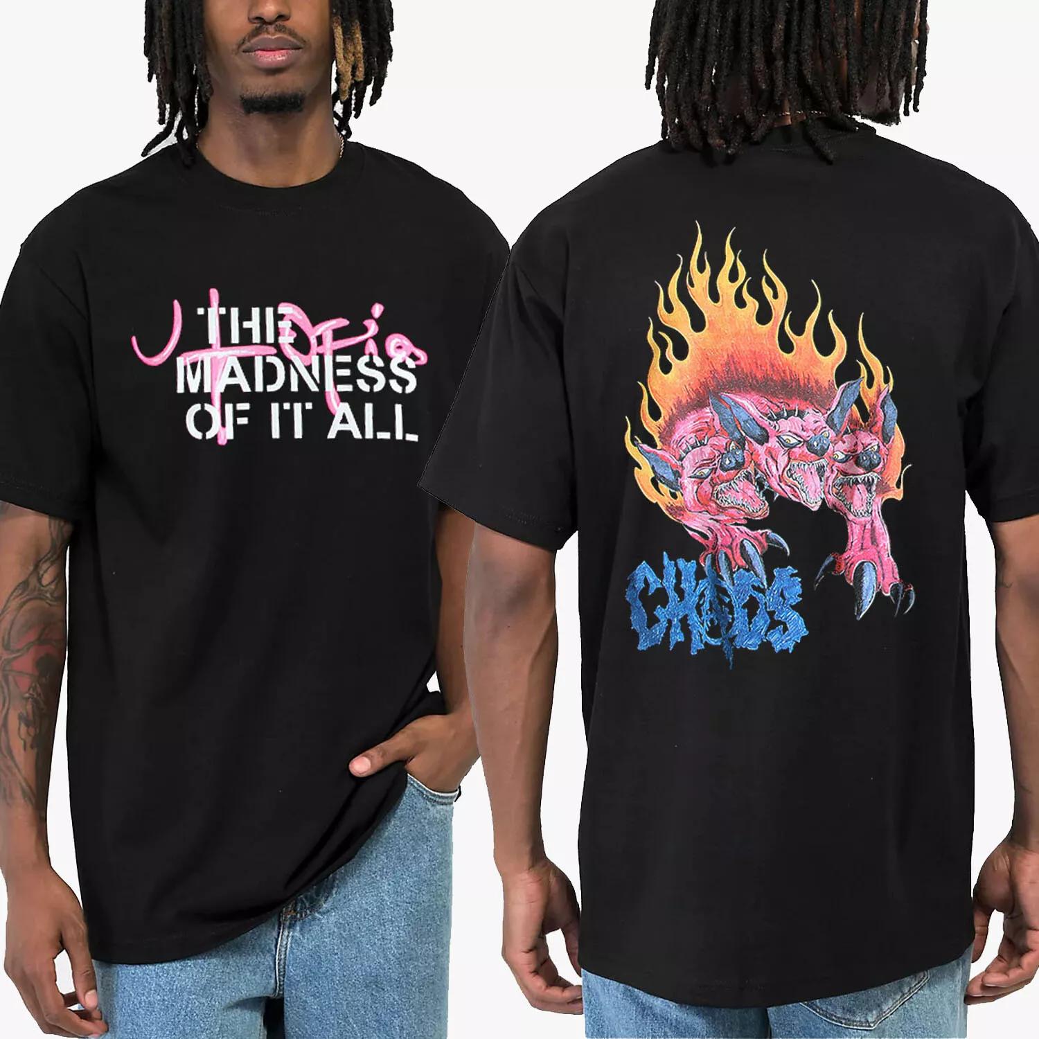 Travis Scott Utopia The Madness of It All Cotton T-Shirt_1 - Walmart.com