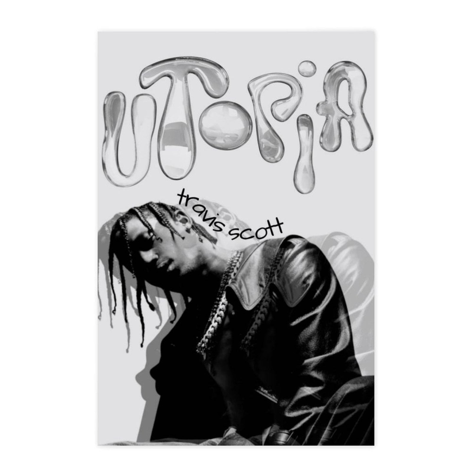 Travis Scott stickers posters wall decoration 40*60（cm） - Walmart.com