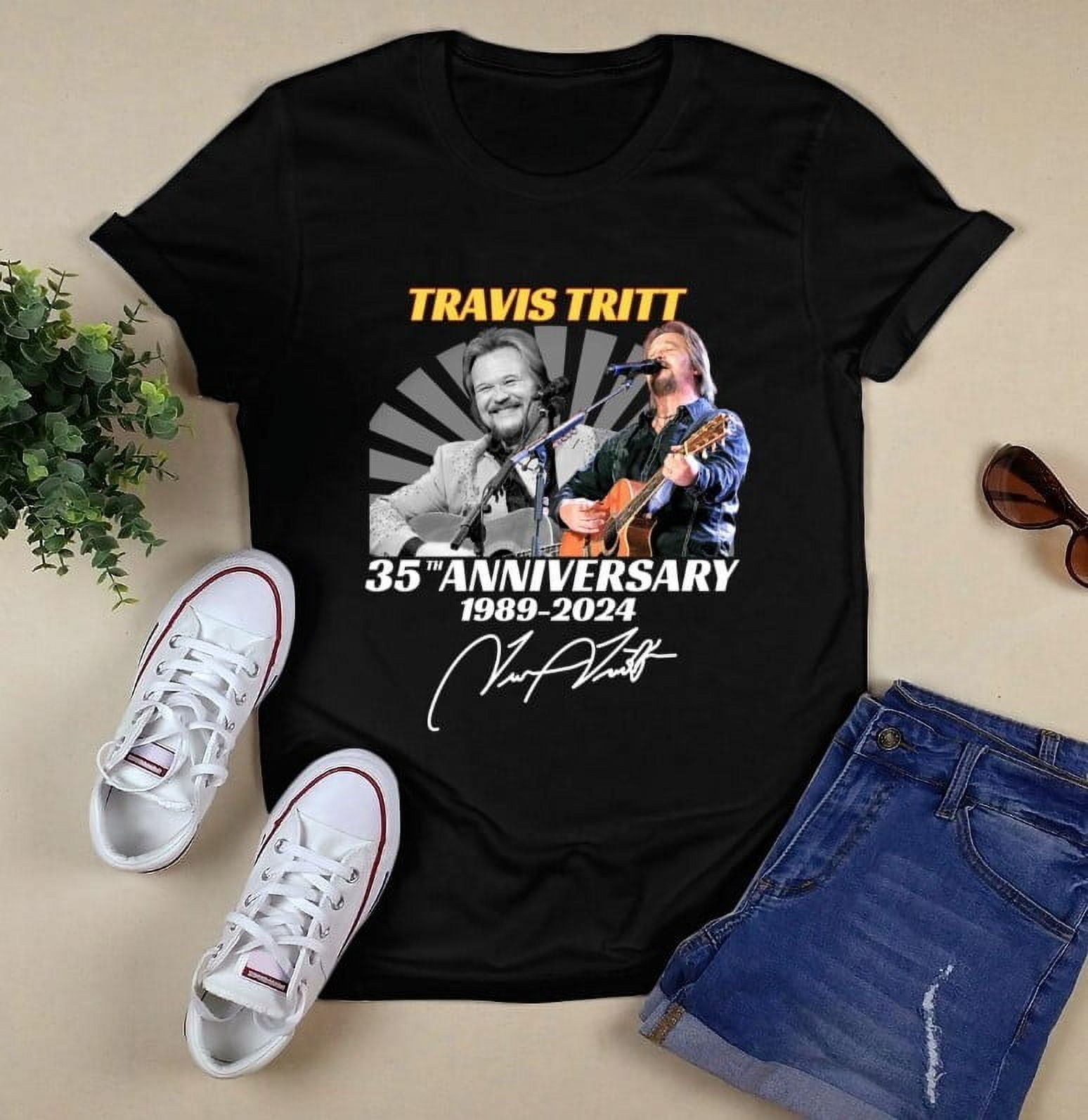 Travis Tritt 35Th Anniversary 1989 2024 Signature Shirt,Tour 2024 Shirt ...