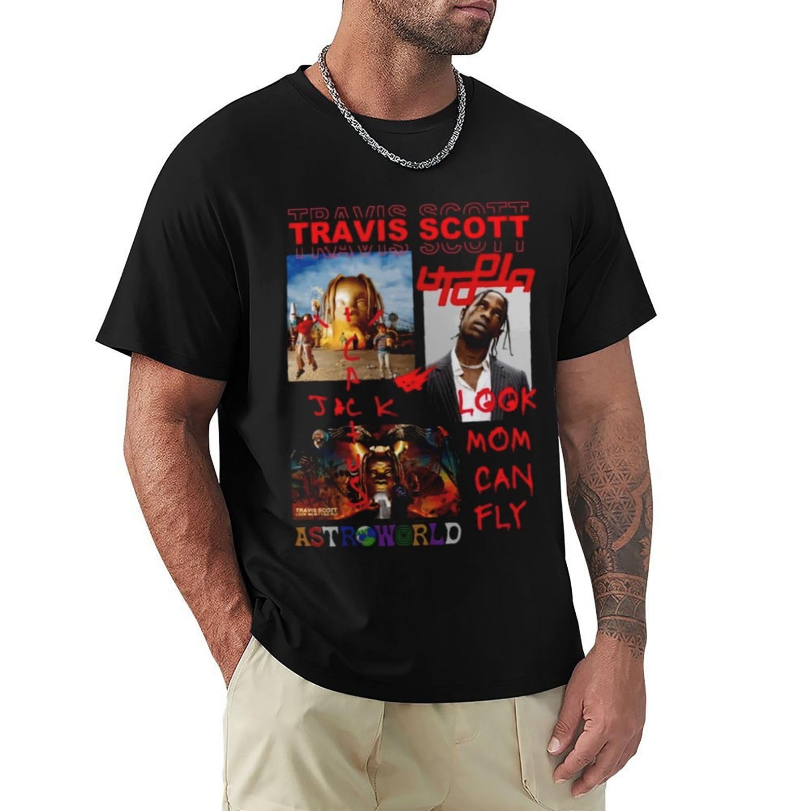 Travis rapper casual summer shirt unisex - Walmart.com