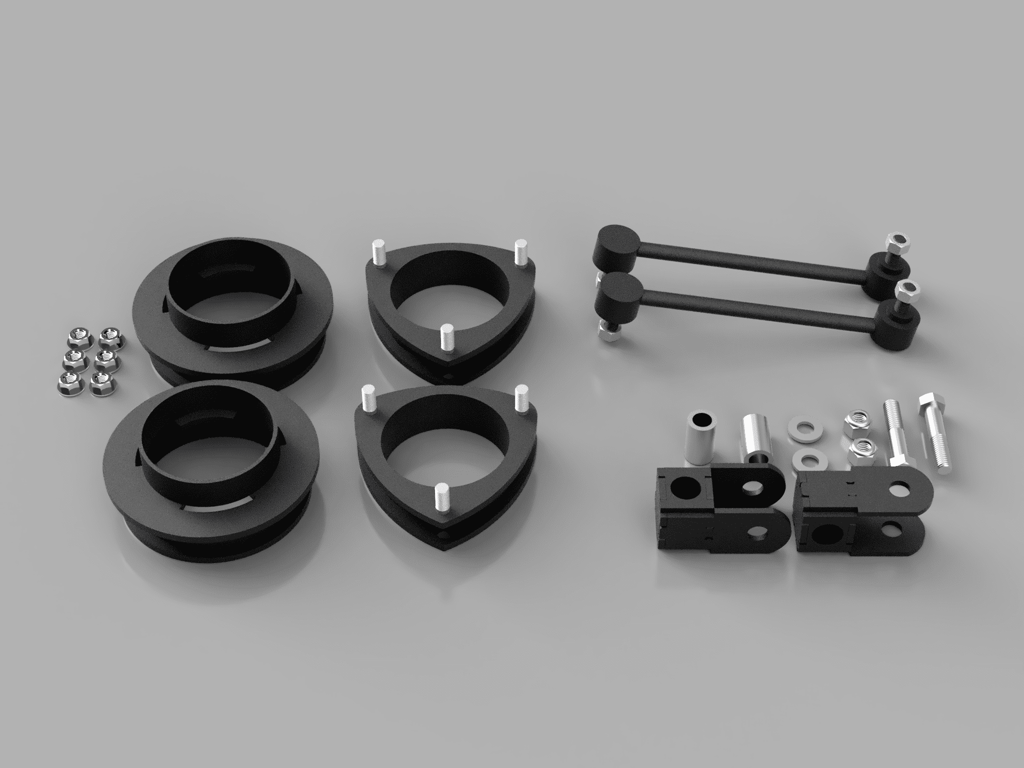 "Traxda 2"" Front 1.8"" Rear Lift Kit for 2004-2020 Toyota Sienna, USA ...