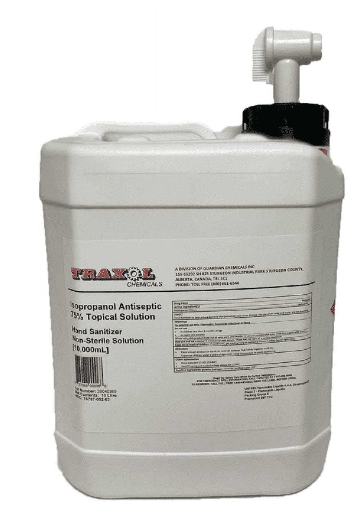 Traxol Isopropanol Antiseptic 75% Topical Solution Hand Sanitizer, 10 ...