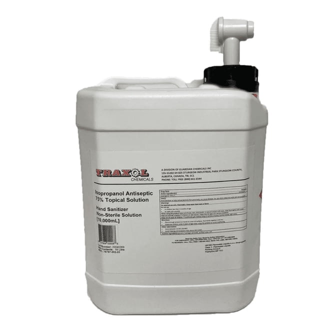 Traxol Isopropanol Antiseptic 75% Topical Solution Hand Sanitizer, 10 ...