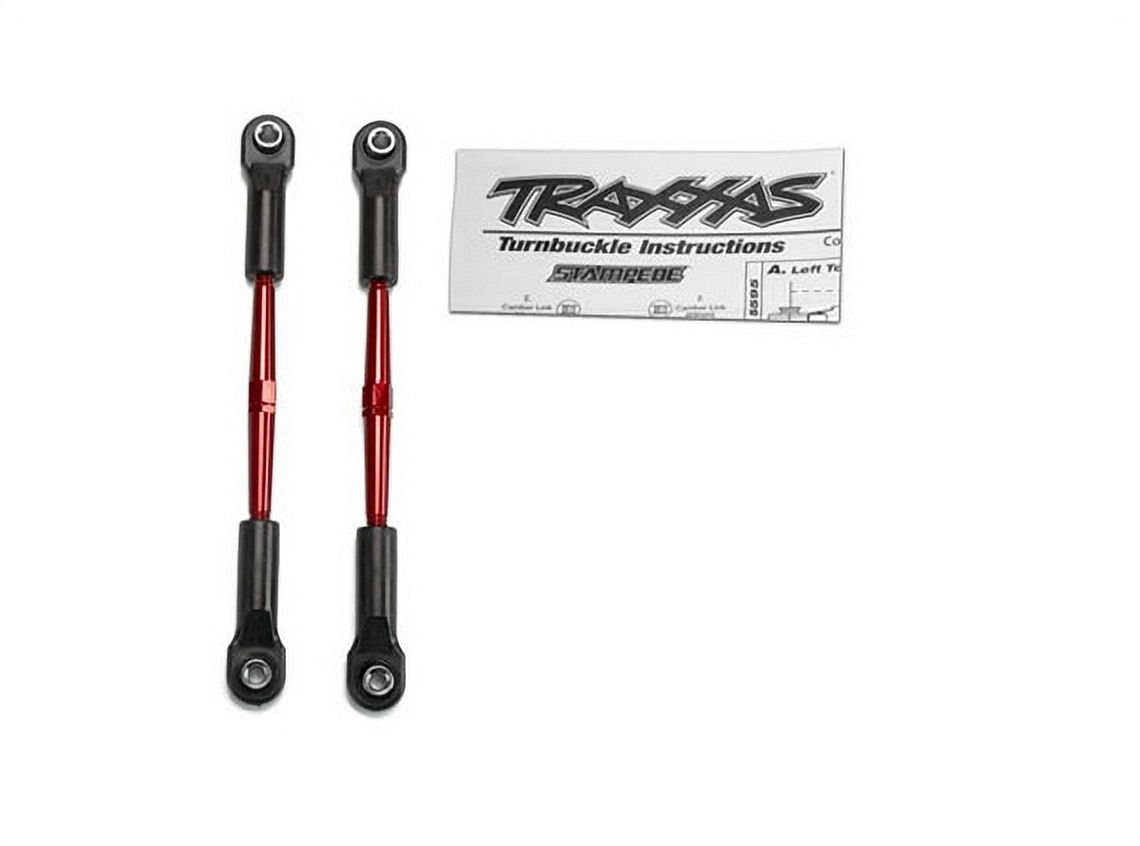 Traxxas 61mm Aluminum Toe Link Turnbuckle Set (2) - Walmart.com