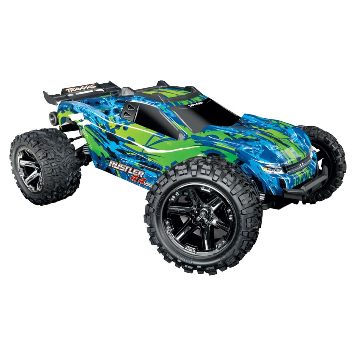Traxxas Rustler 4x4 VXL Off-Road Electric RC Car with Remote Control ...