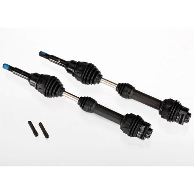 Traxxas 6851R Front Steel-Spline Constant-Velocity Drive Shafts (Pair ...